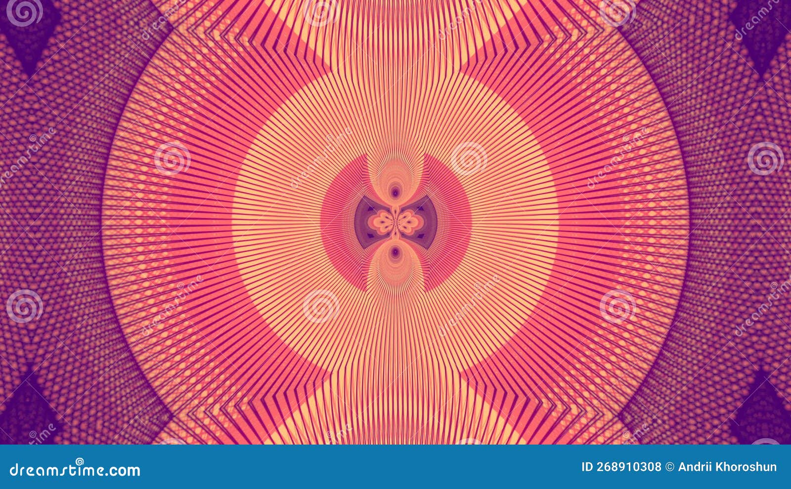 Abstract Wire Twisted Symmetrical Structure Background. 3d Render Loop ...