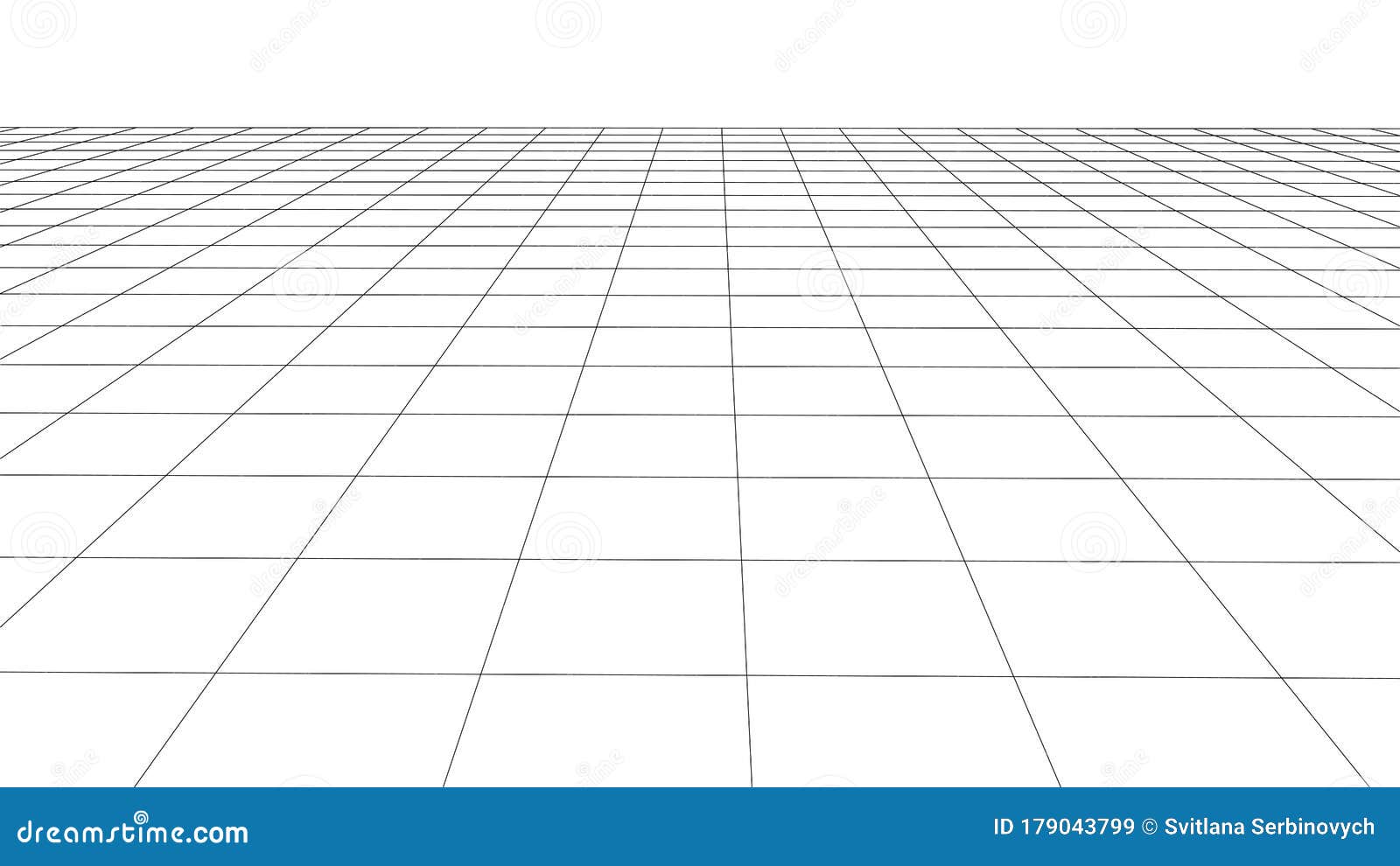 Abstract Wireframe Perspective Grid on White Background Widescreen ...