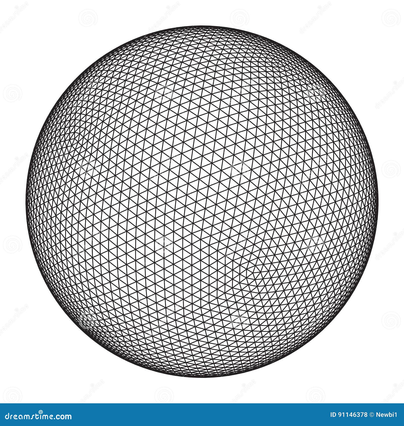 Abstract wireframe sphere stock vector. Illustration of medical - 91146378