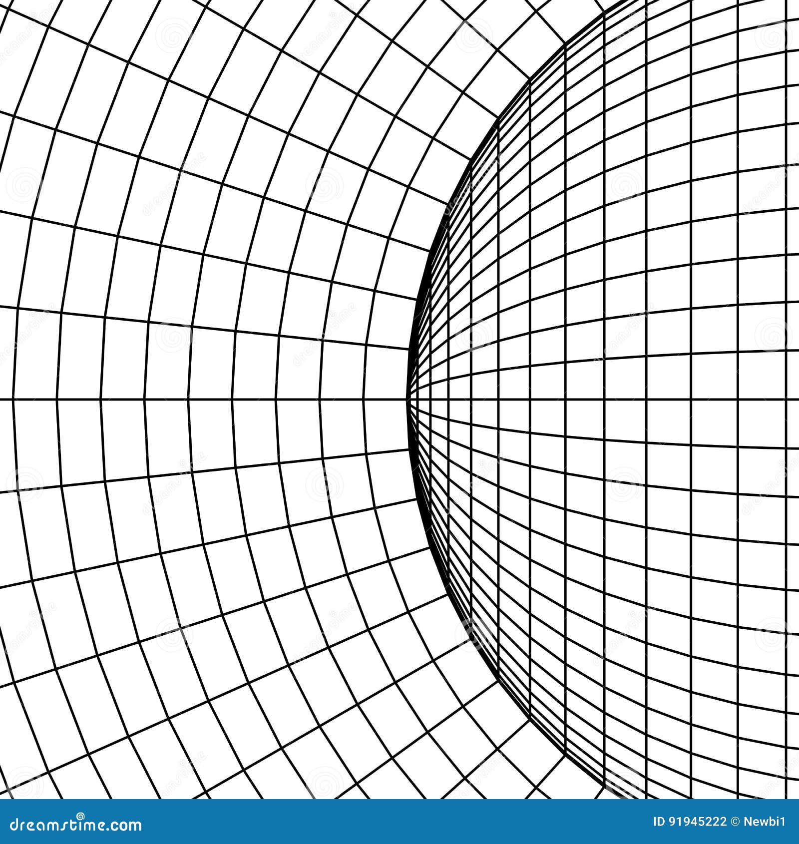 Abstract wireframe sphere stock vector. Illustration of effect - 91945222