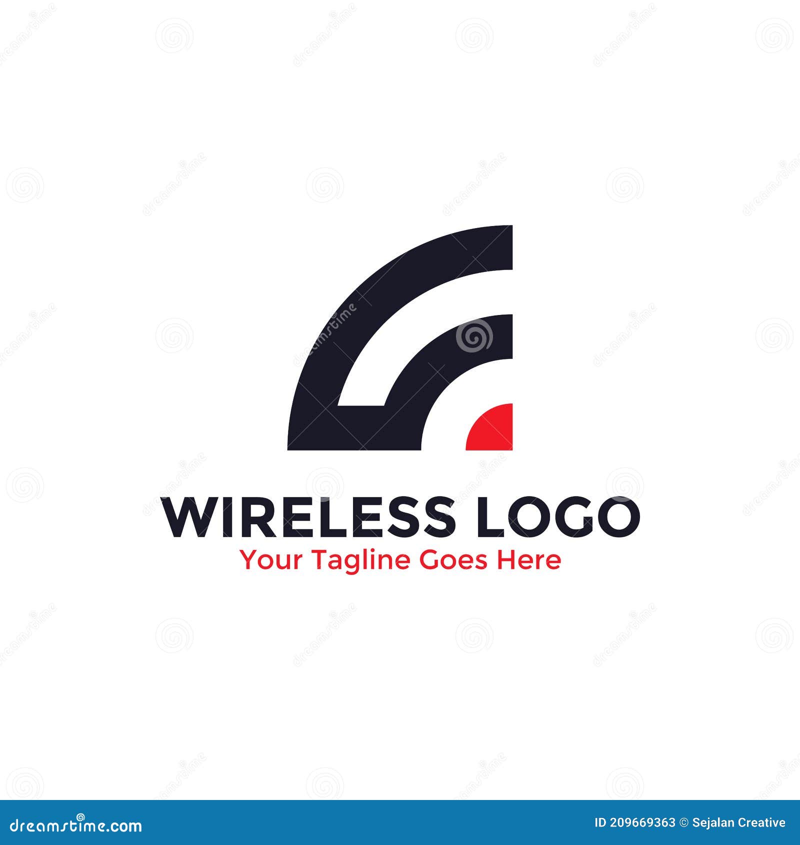 Abstract Wireless Logo Vector Stock Vector - Illustration of design ...