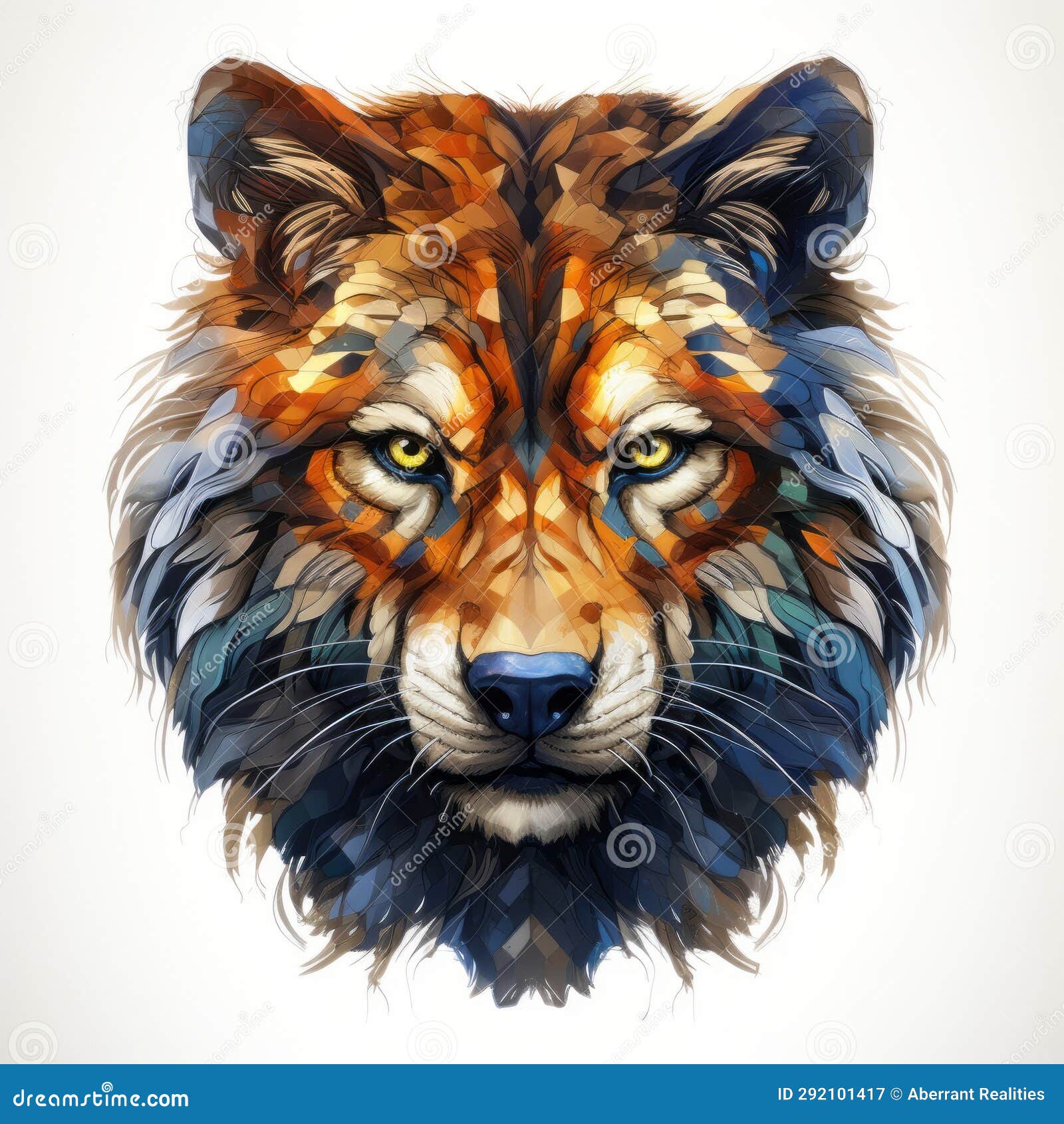 Abstract Dog Wolf Logo Icon Design Modern Minimal Style Illustration ...