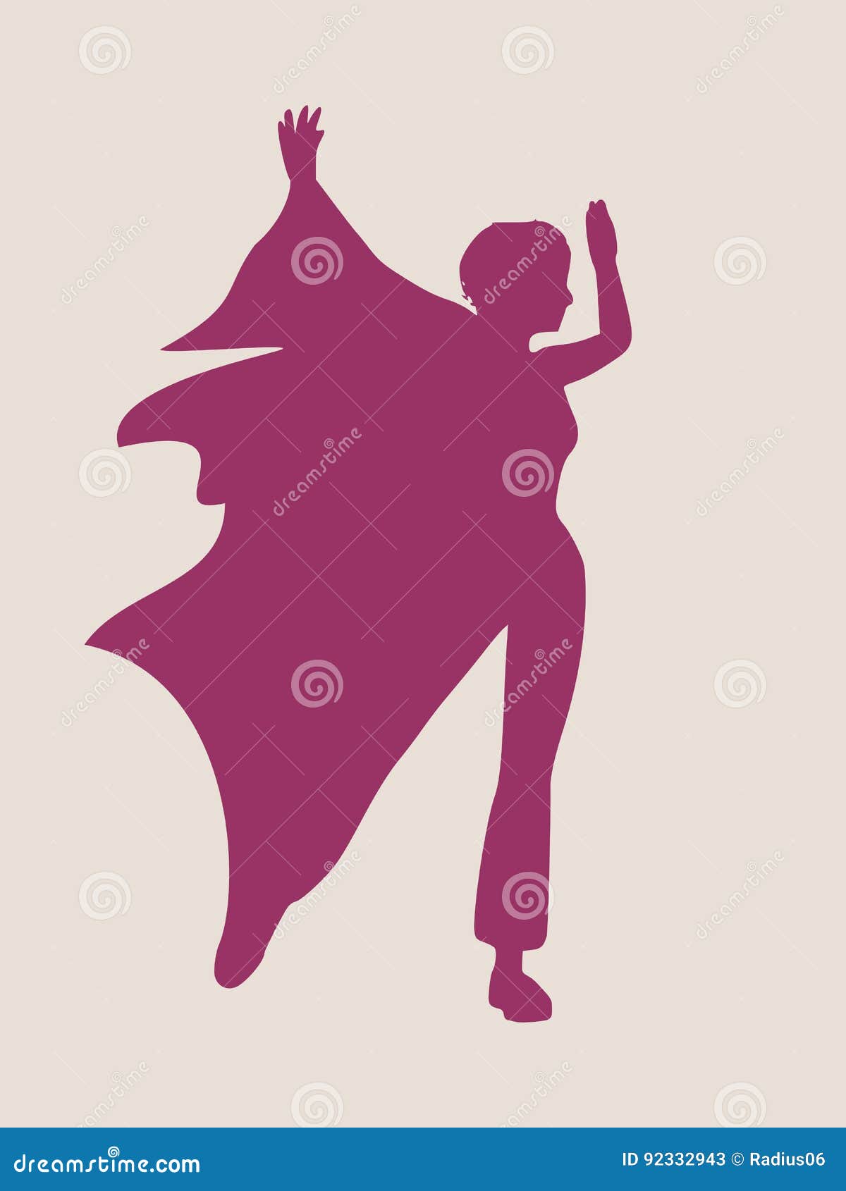 Abstract Women in Dancing Pose Stock Vector - Illustration of dancer ...