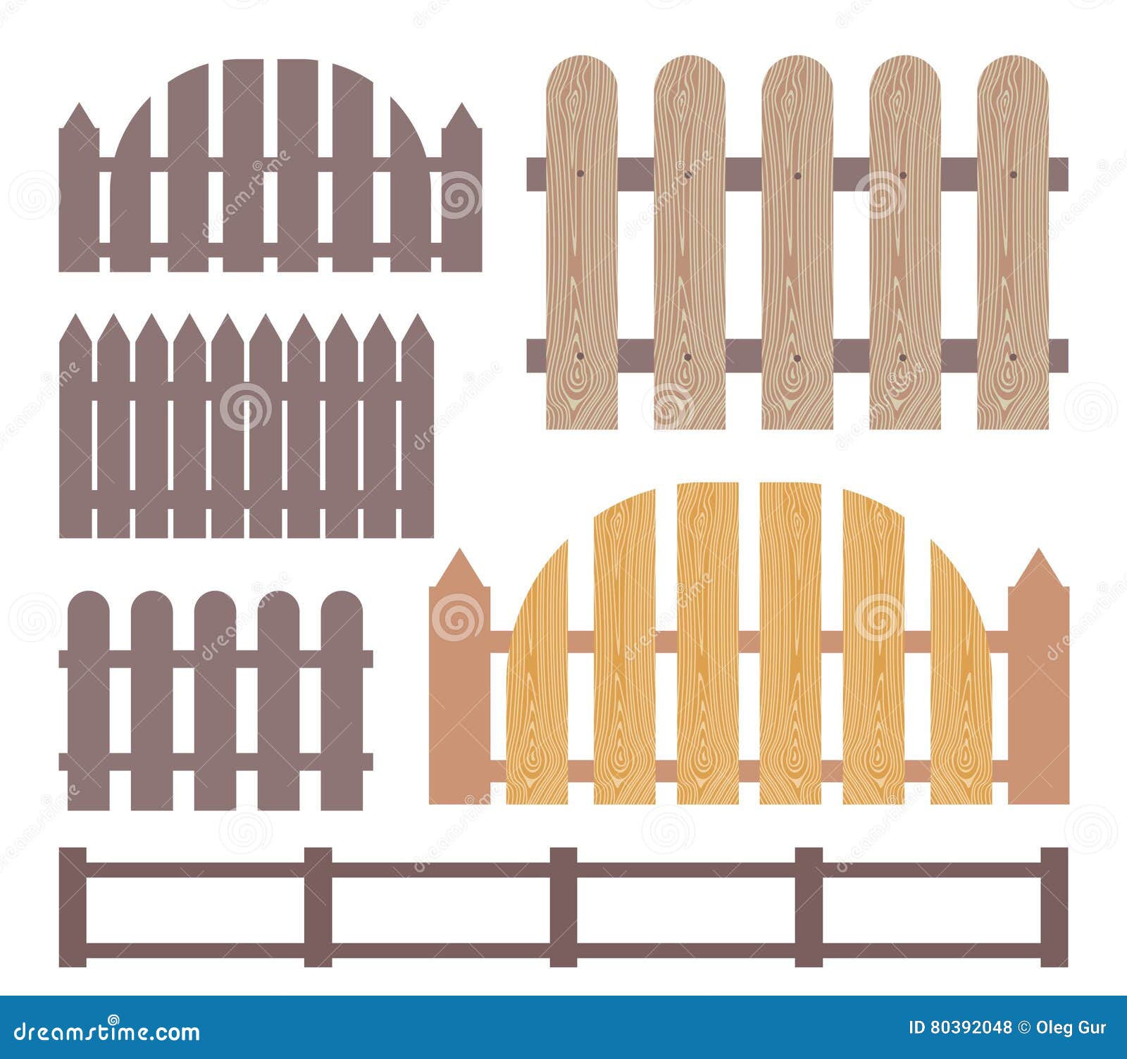 Abstract Wooden Fence stock vector. Illustration of outline - 80392048