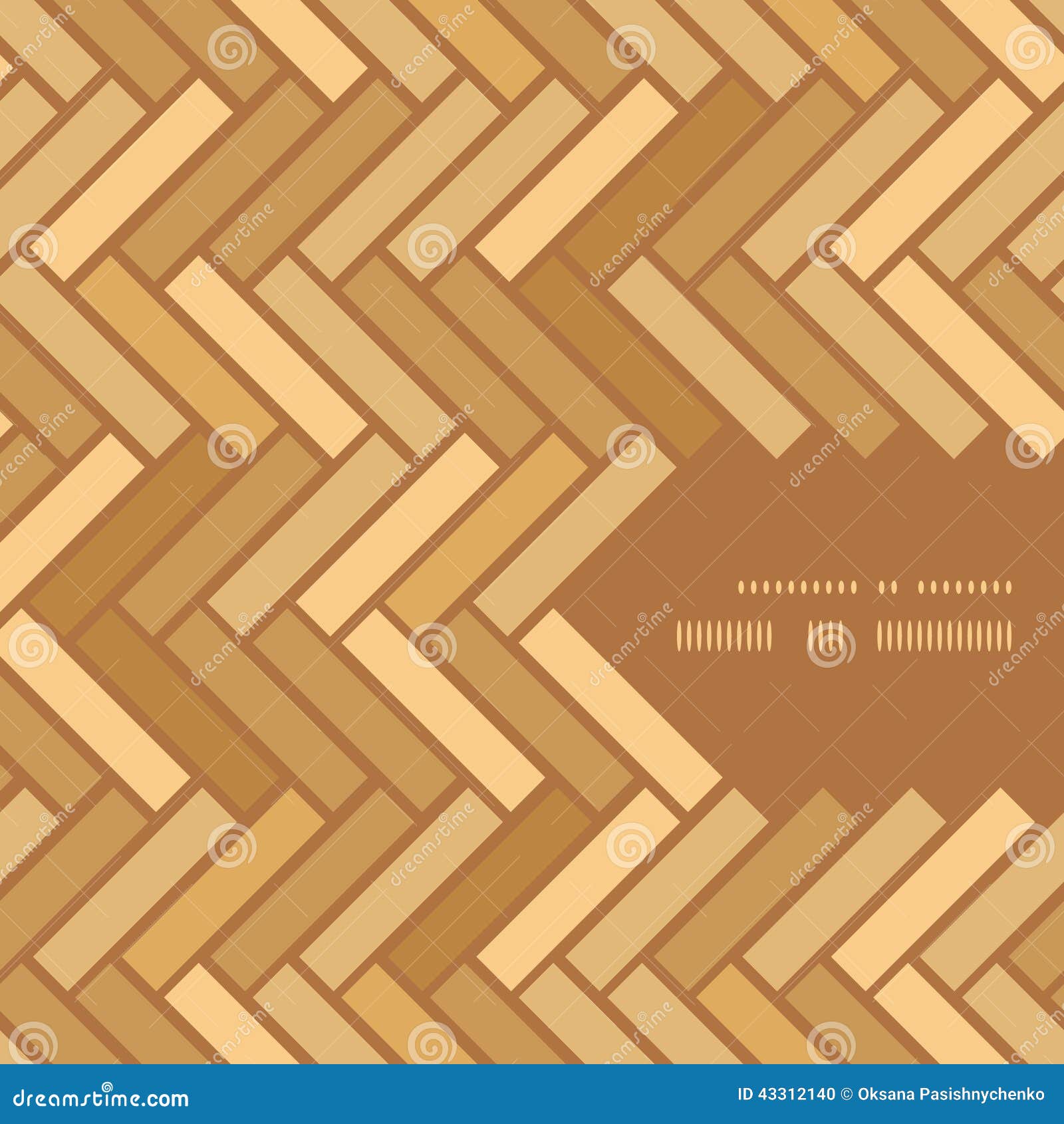 Abstract Wooden Floor Panels Frame Corner Pattern Stock Vector ...