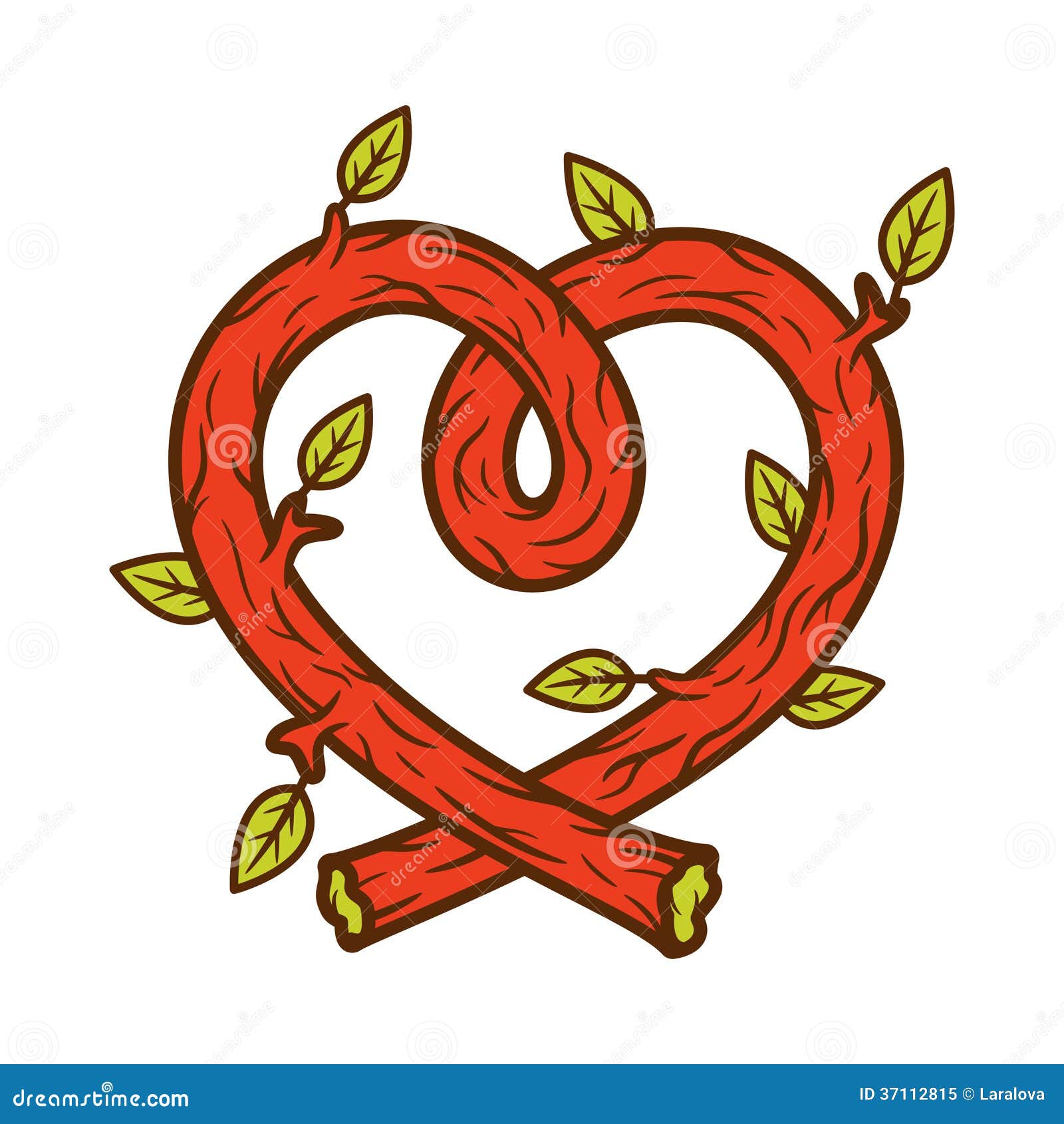 Abstract wooden heart stock vector. Illustration of letter - 37112815