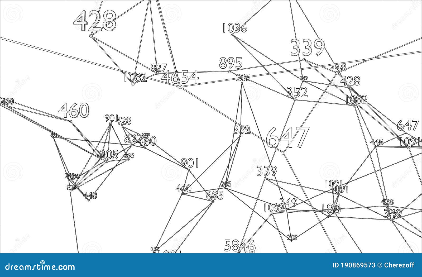 Abstract Word Cloud Outline Stock Illustration - Illustration of text ...
