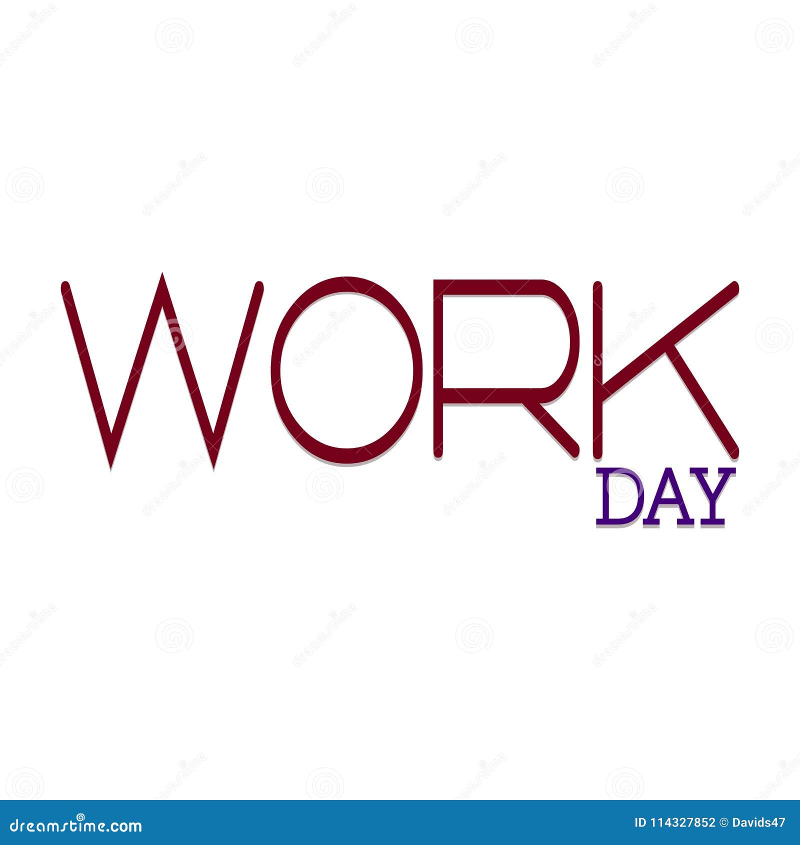 Happy Work Day stock vector. Illustration of national - 114327852