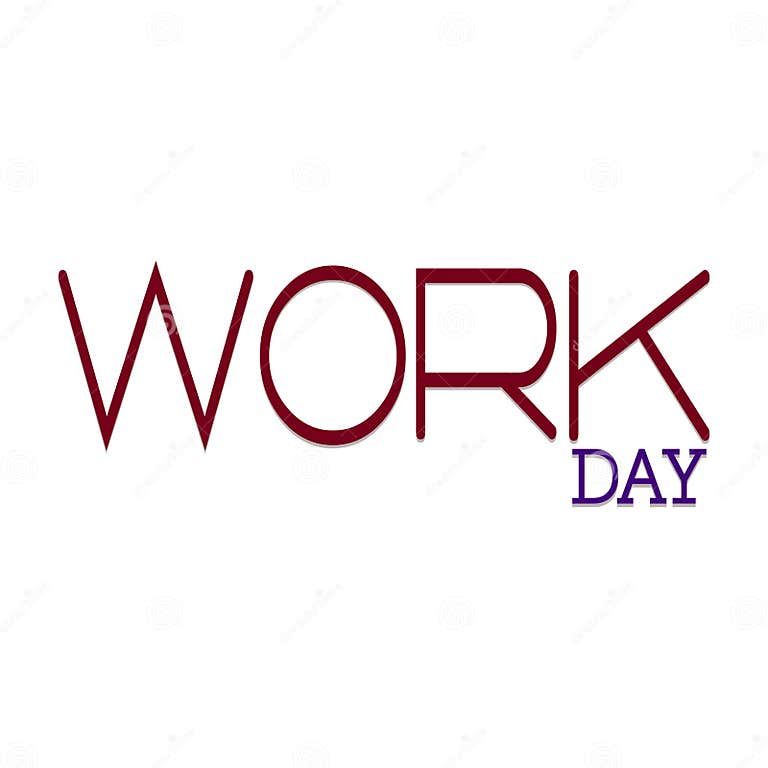 Happy Work Day stock vector. Illustration of national - 114327852