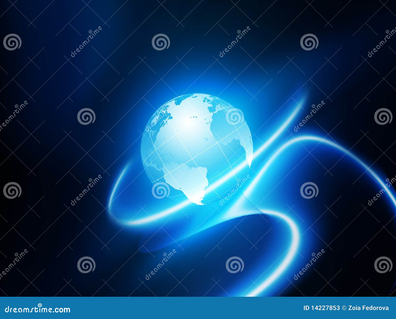 Abstract world stock illustration. Illustration of copy - 14227853
