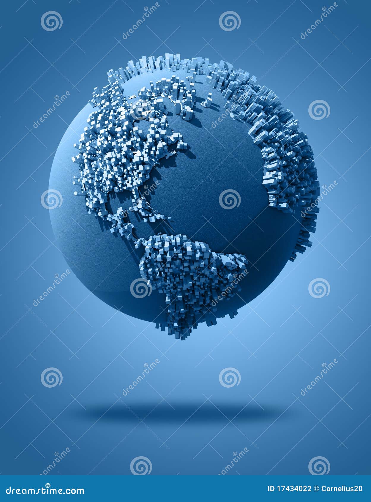Abstract world stock illustration. Illustration of ocean - 17434022