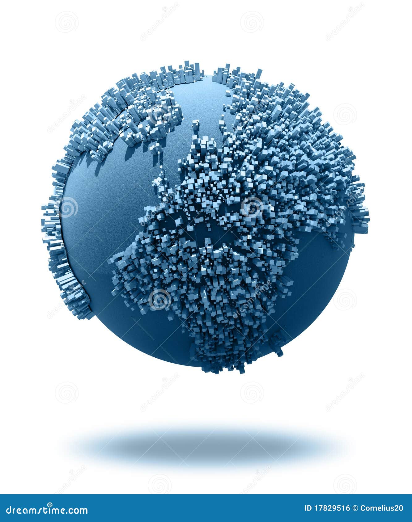 Abstract world stock illustration. Illustration of city - 17829516