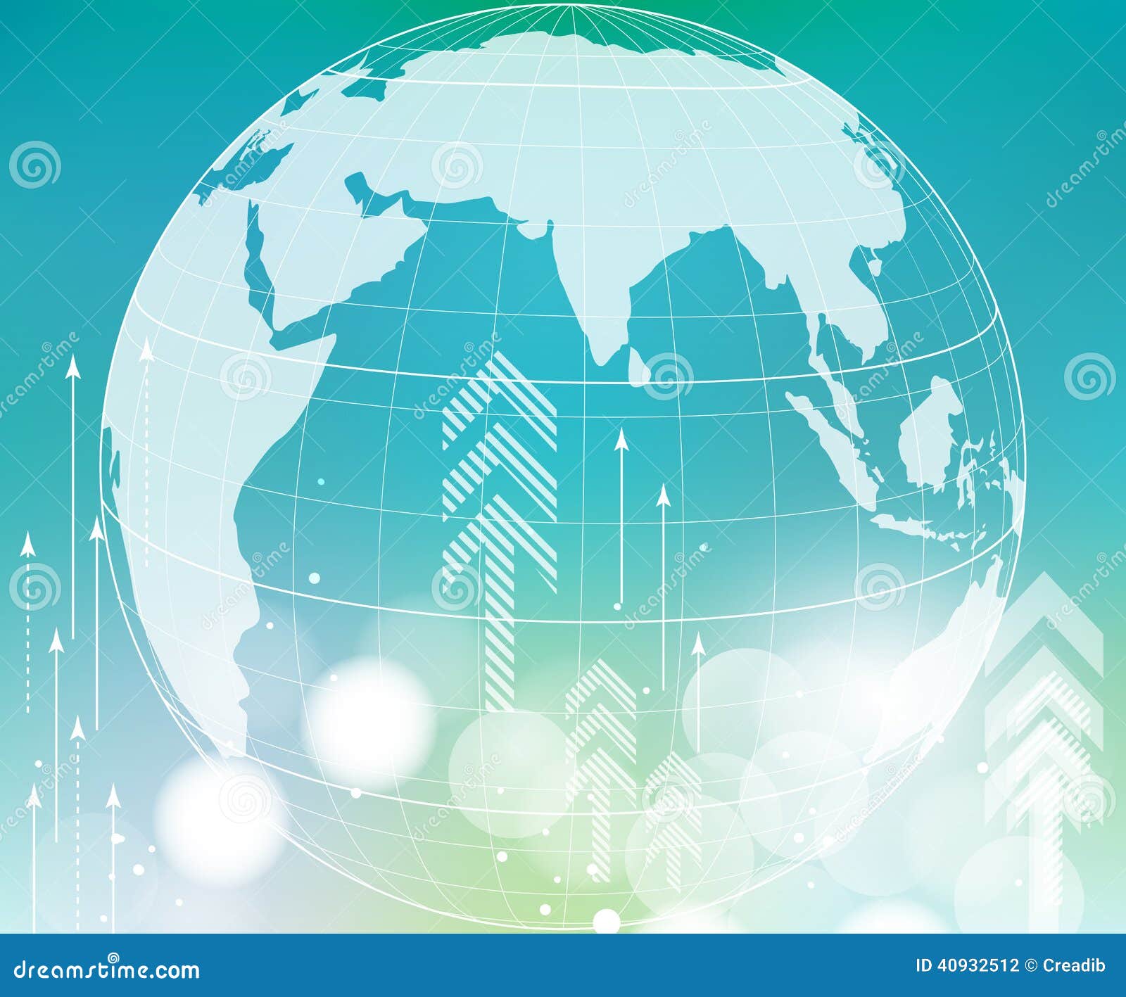 Abstract world background stock vector. Illustration of connect - 40932512