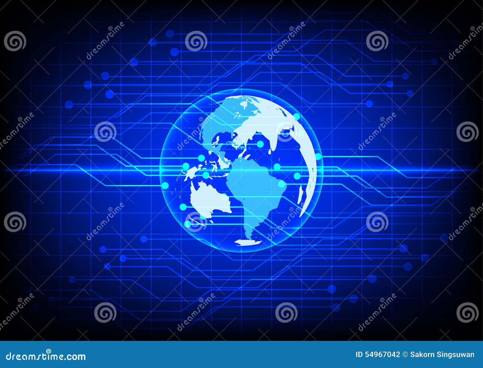 Electronic World Background