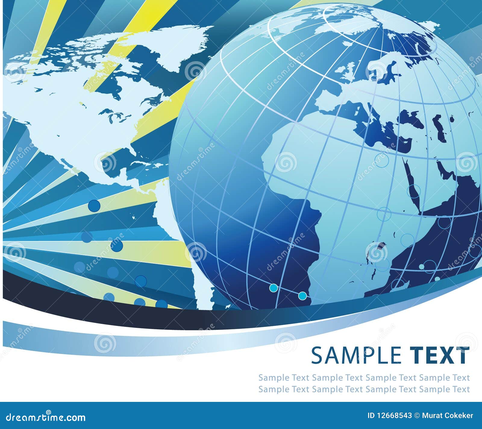 Abstract World Globe Design Stock Vector - Illustration of graphic ...