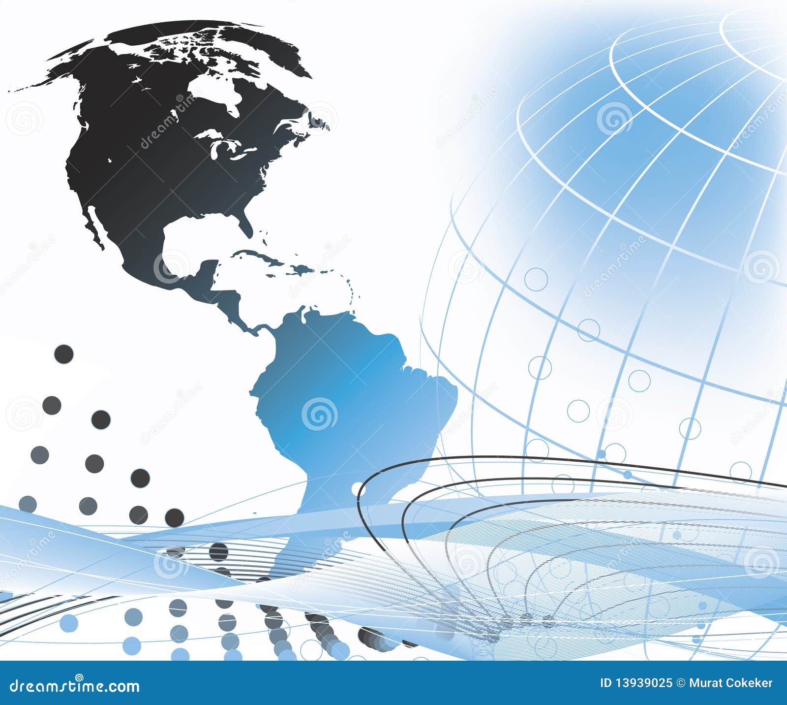 Abstract World Globe Design Stock Vector - Illustration of states ...