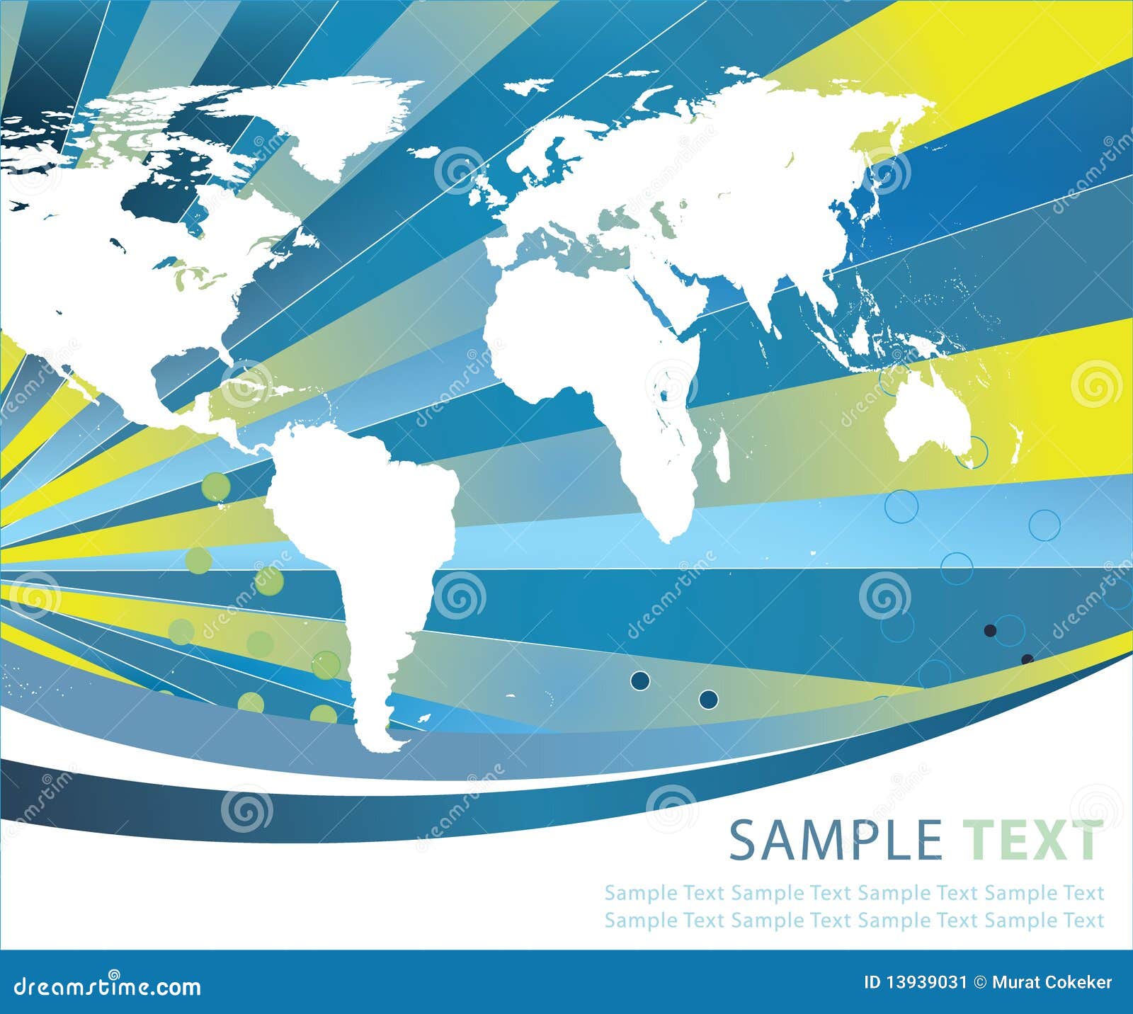 Abstract World Globe Design Stock Vector - Illustration of land ...