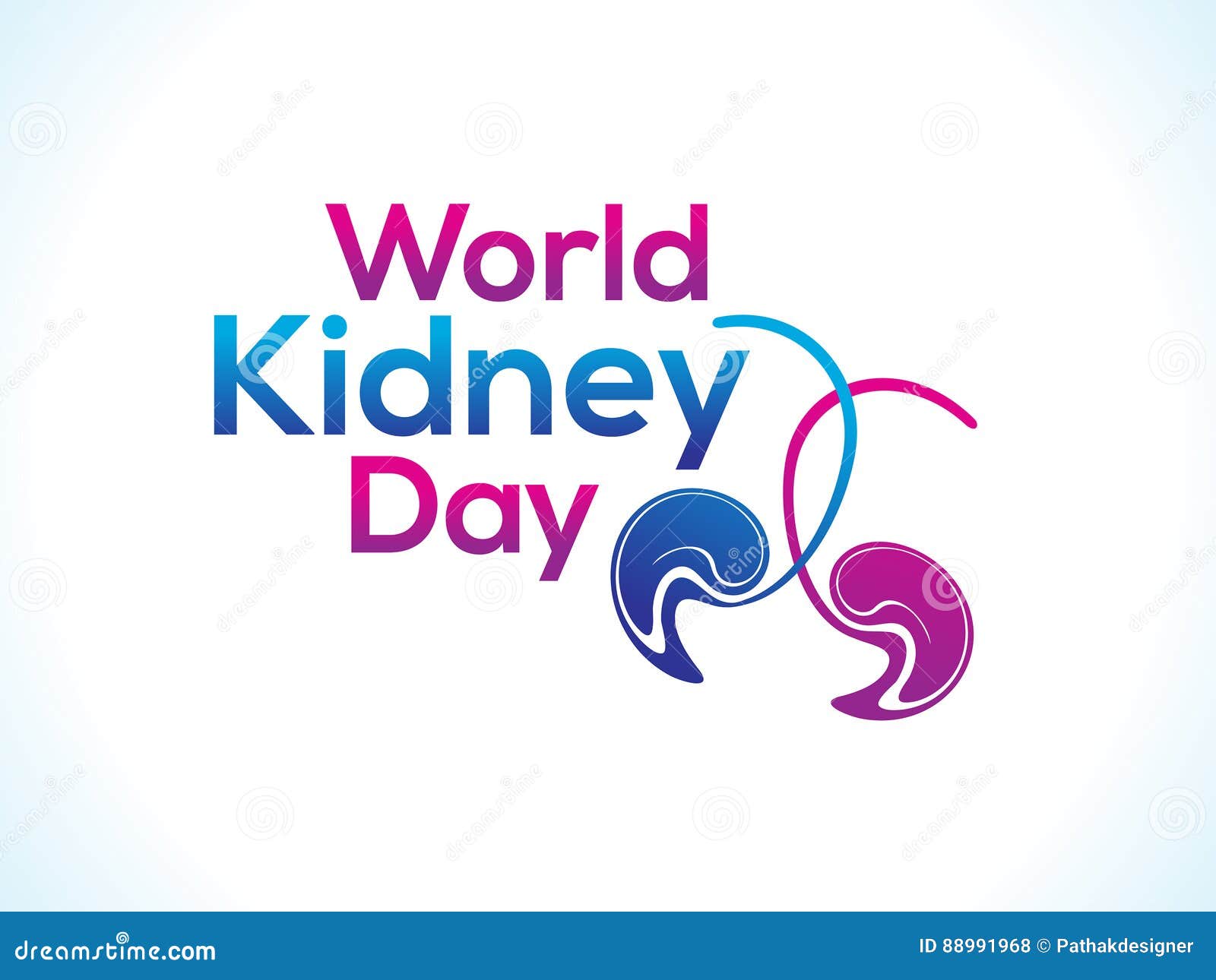 Abstract World Kidney Day Text Stock Vector - Illustration of body ...