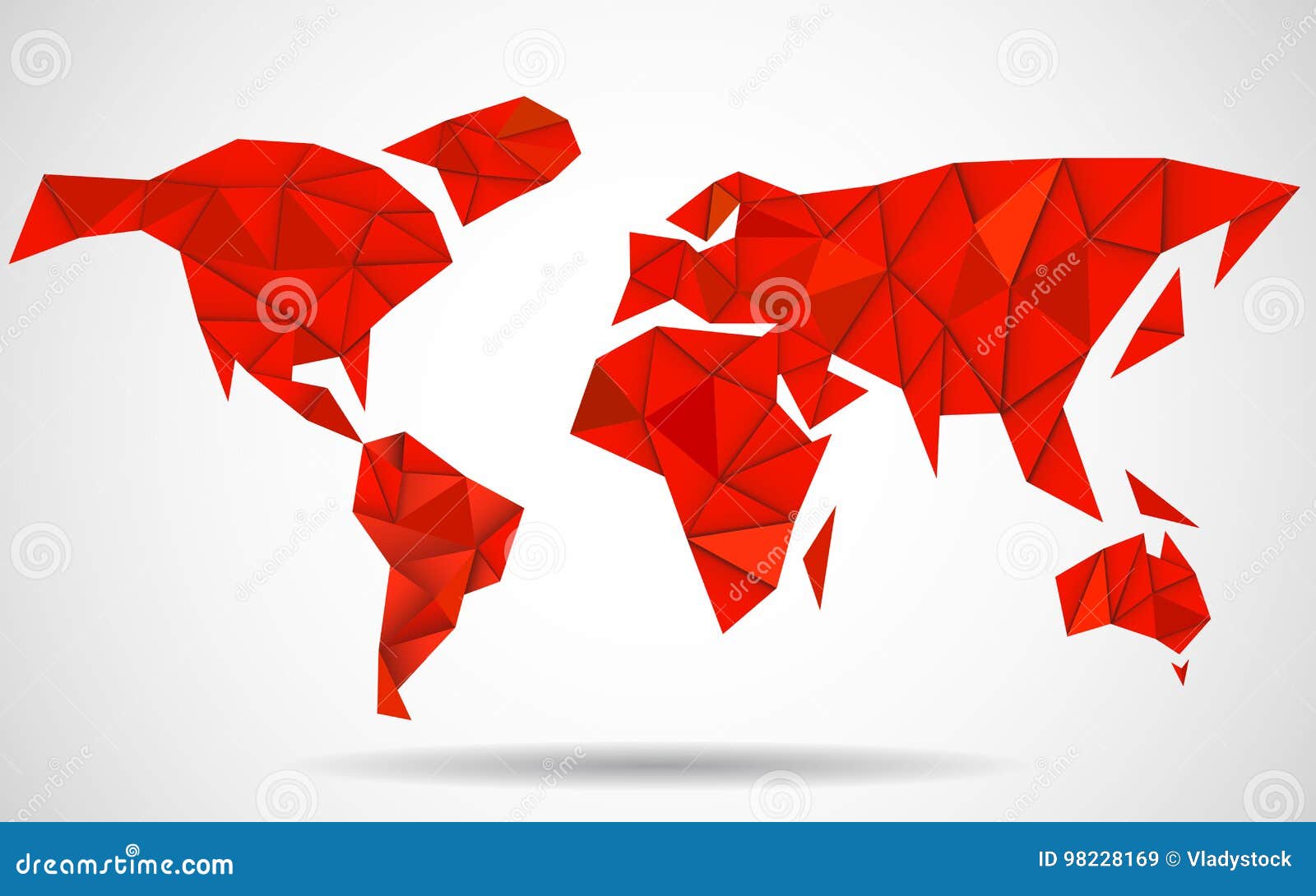 Abstract World Map Background in Polygonal Style Stock Vector ... Abstract World Map Background in Polygonal Style Stock Vector ...