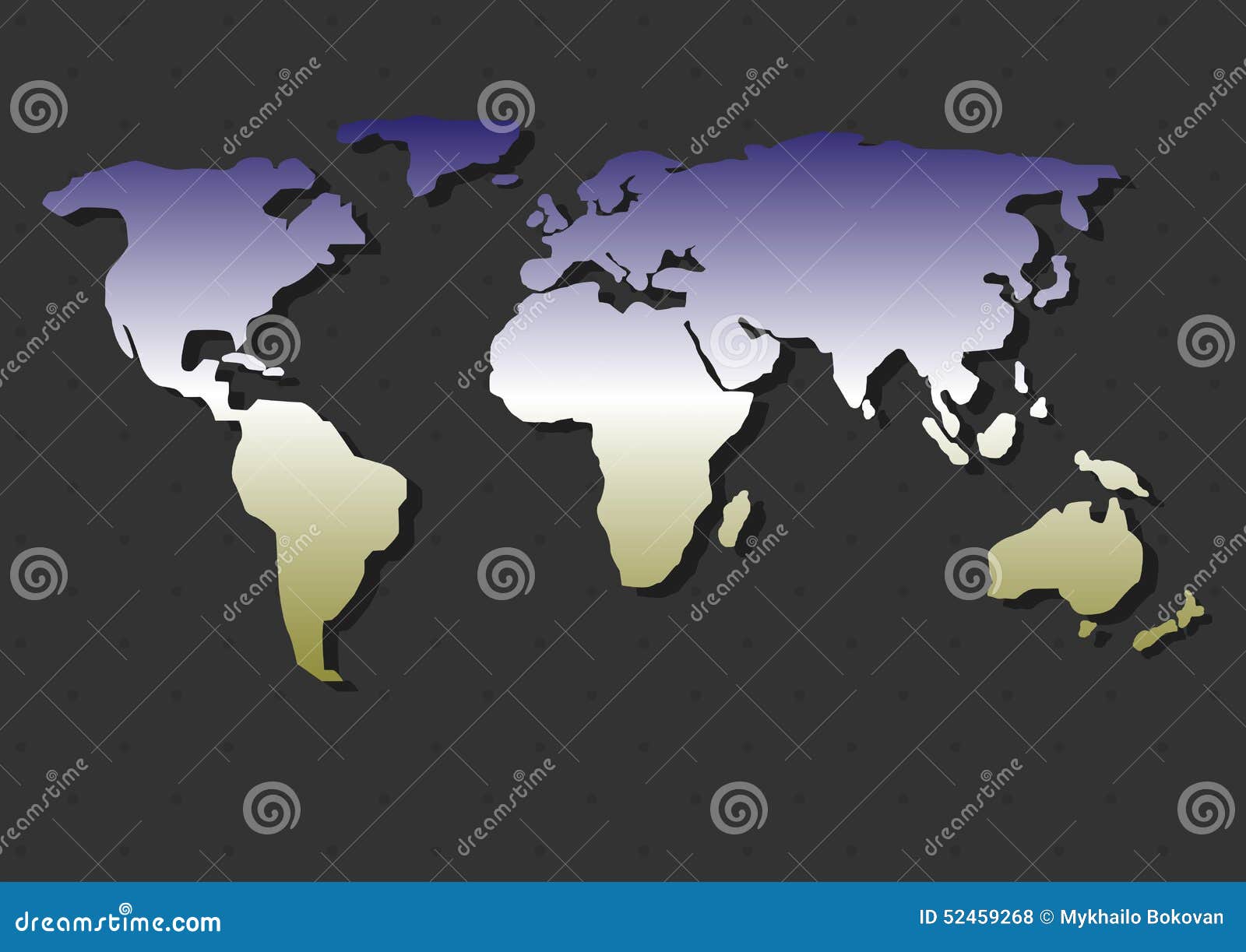 Abstract World map stock vector. Illustration of concepts - 52459268