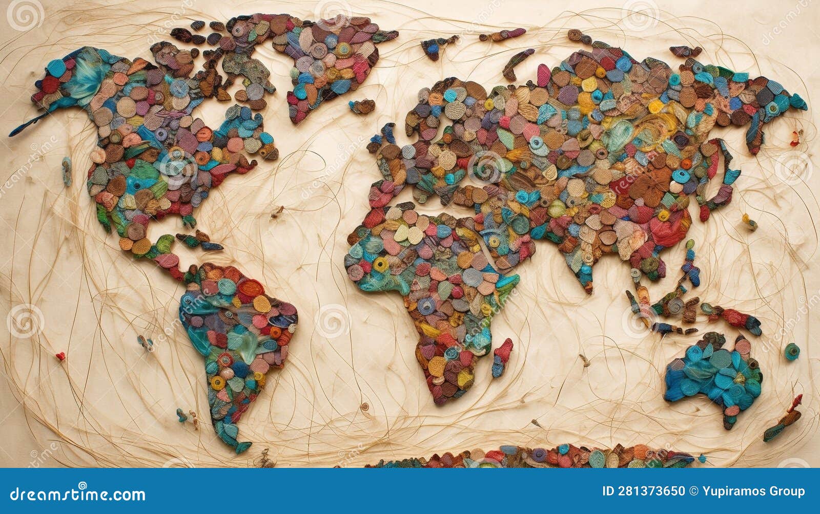 Abstract World Map Pattern on Old Wood Table, Symbolizing Global Travel ...