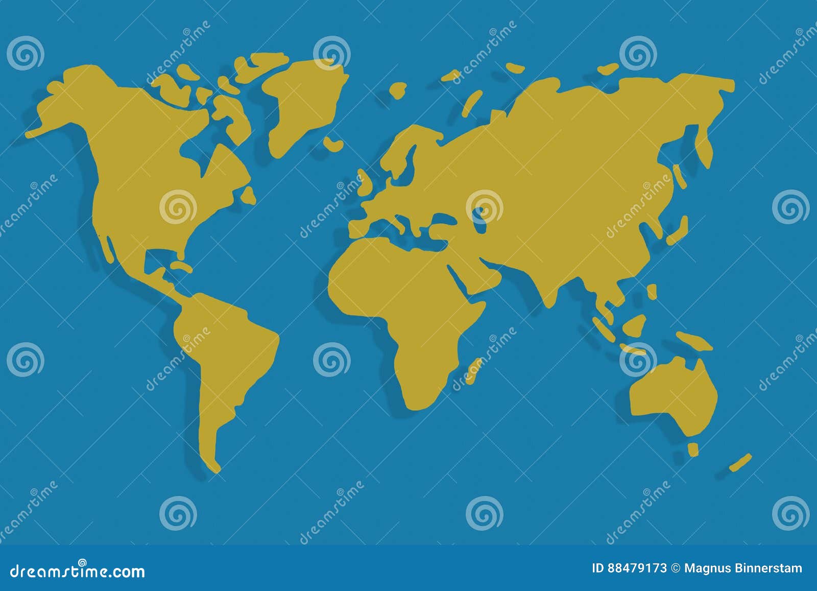 Abstract World Map stock illustration. Illustration of land - 88479173
