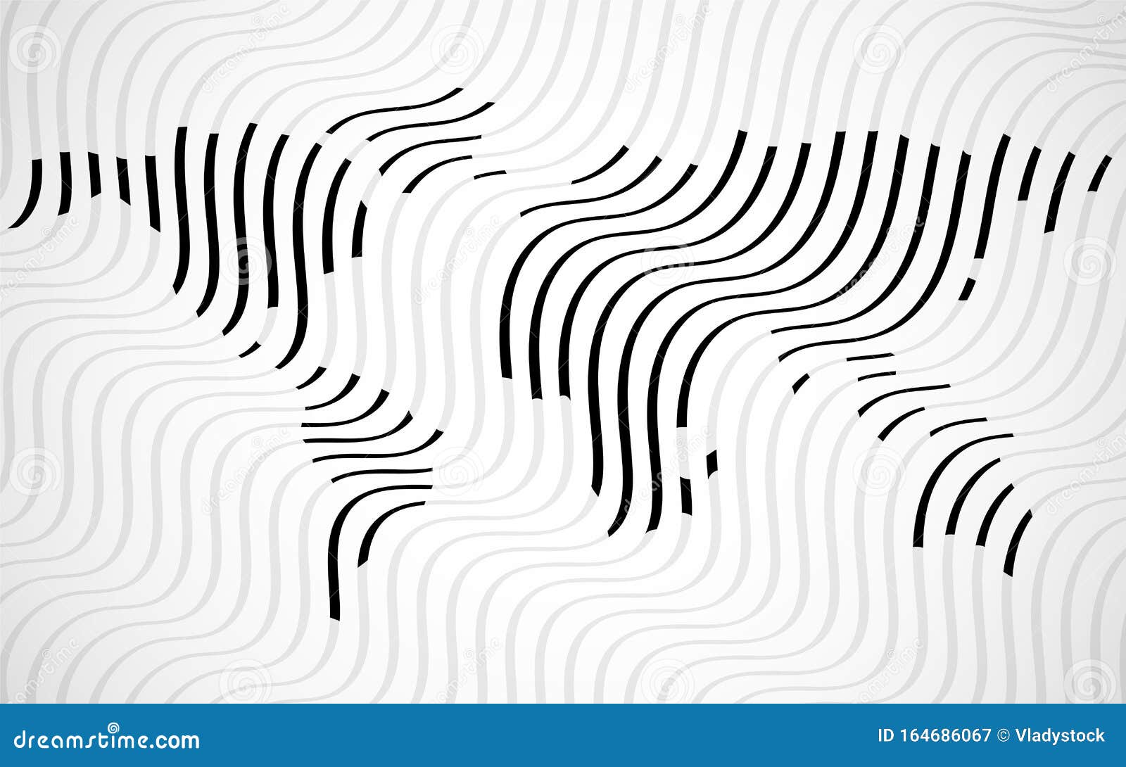 World Map Of Wavy Lines. Abstract Globe Continents Topography Vector ...