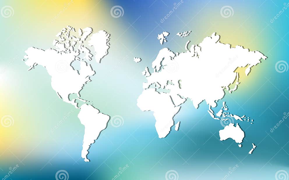 Abstract world map stock vector. Illustration of north - 313709599