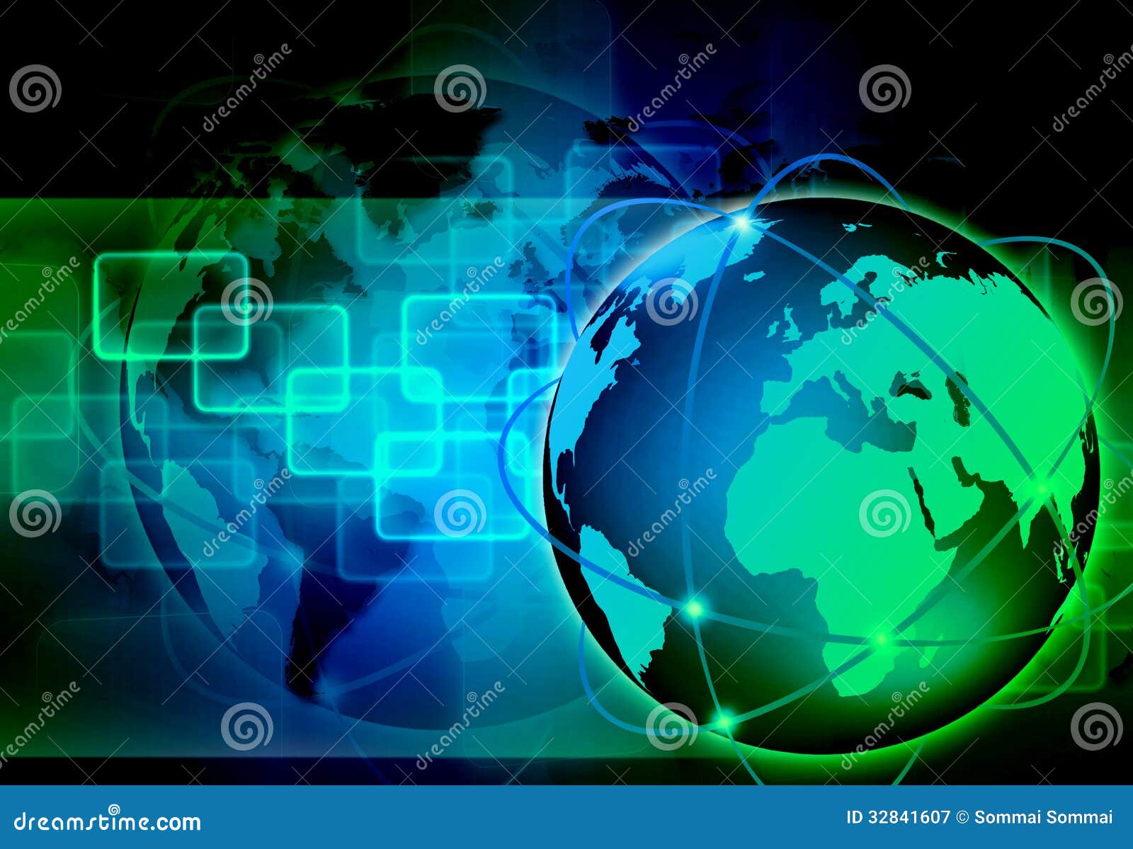 Abstract the World Technology Stock Image - Image of notebook ...