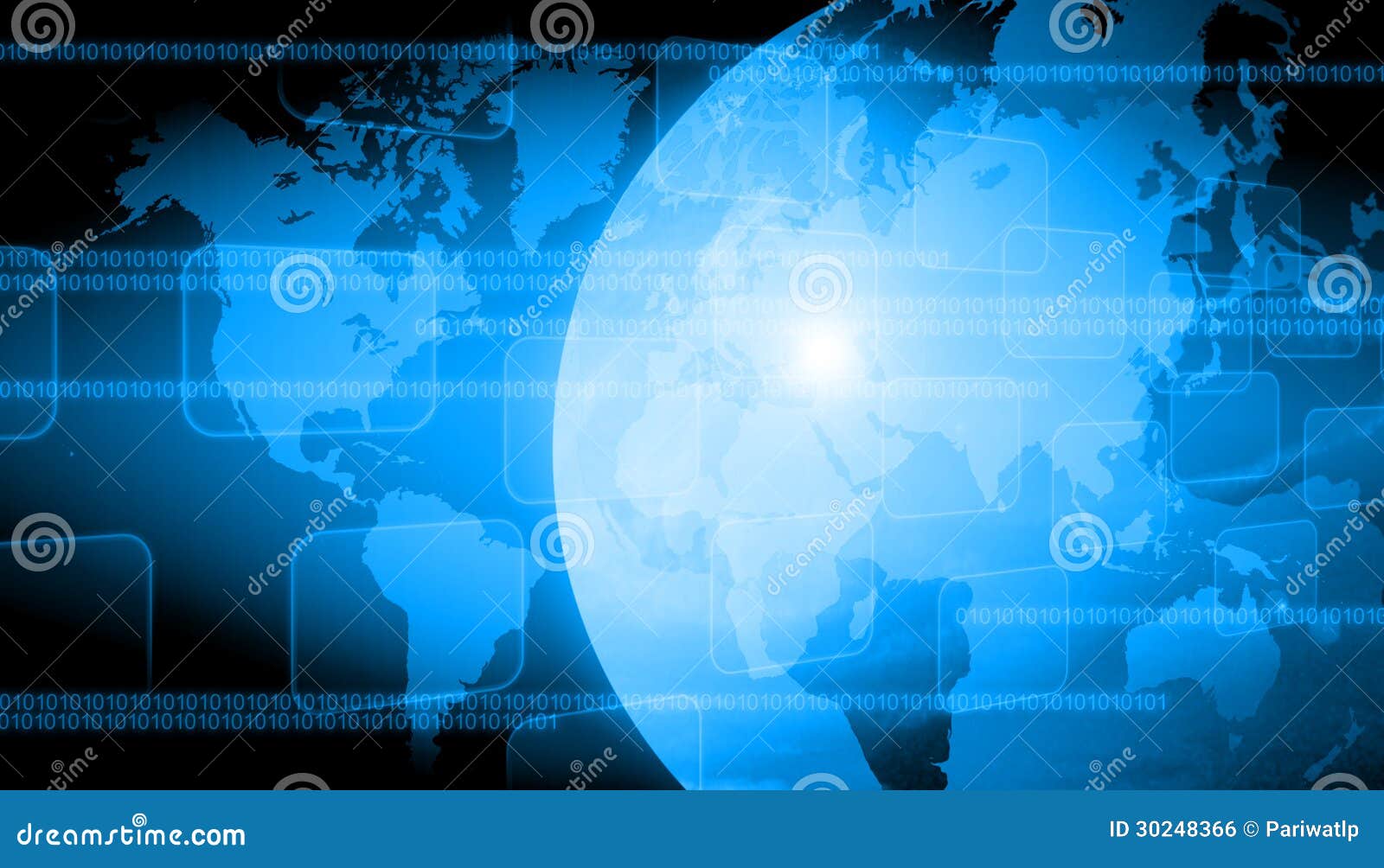 World technology stock illustration. Illustration of communication ...