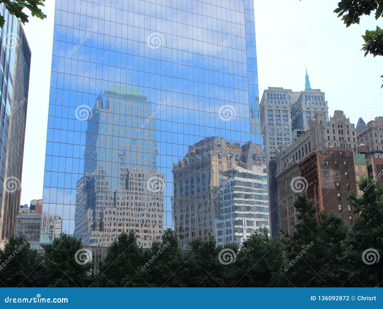 Abstract of World Trade Center Building Reflection Editorial ...