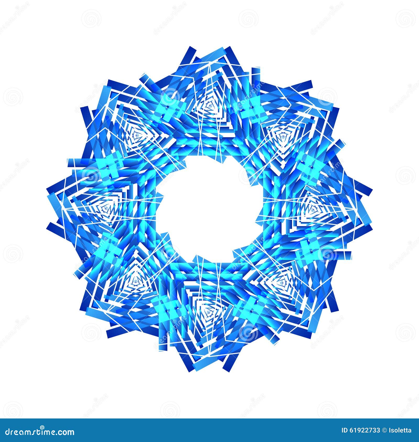 Abstract wreath stock vector. Illustration of design - 61922733