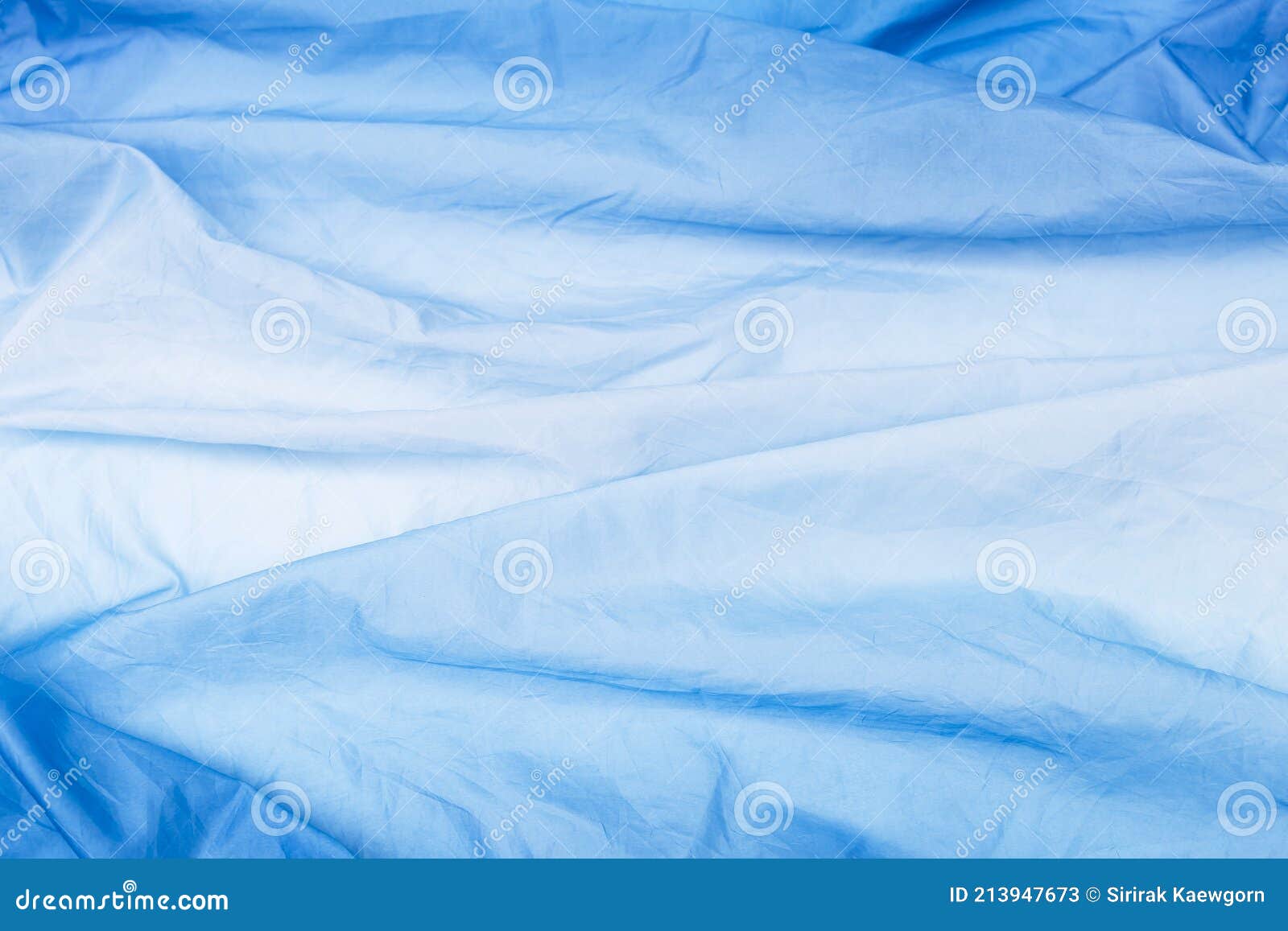 Abstract Wrinkle Fabric Blue Gradient Background Stock Image - Image of ...