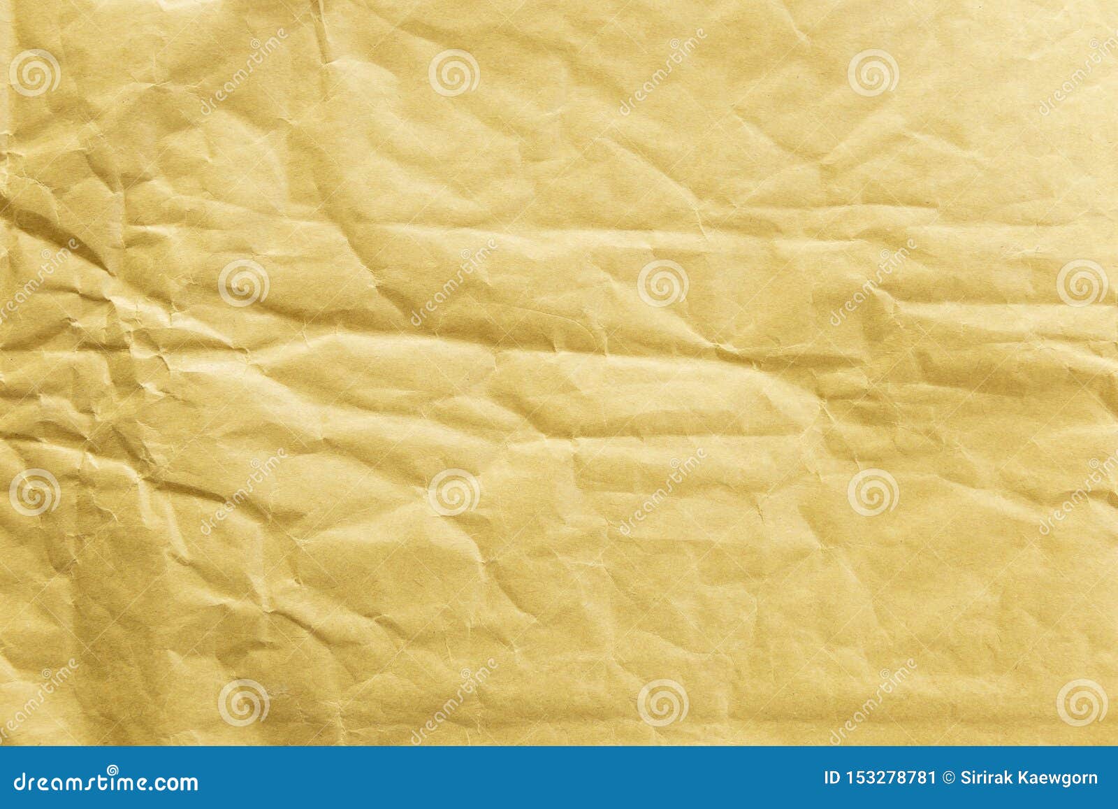 Abstract Wrinkle Yellow Paper Texture Background Stock Image - Image of ...