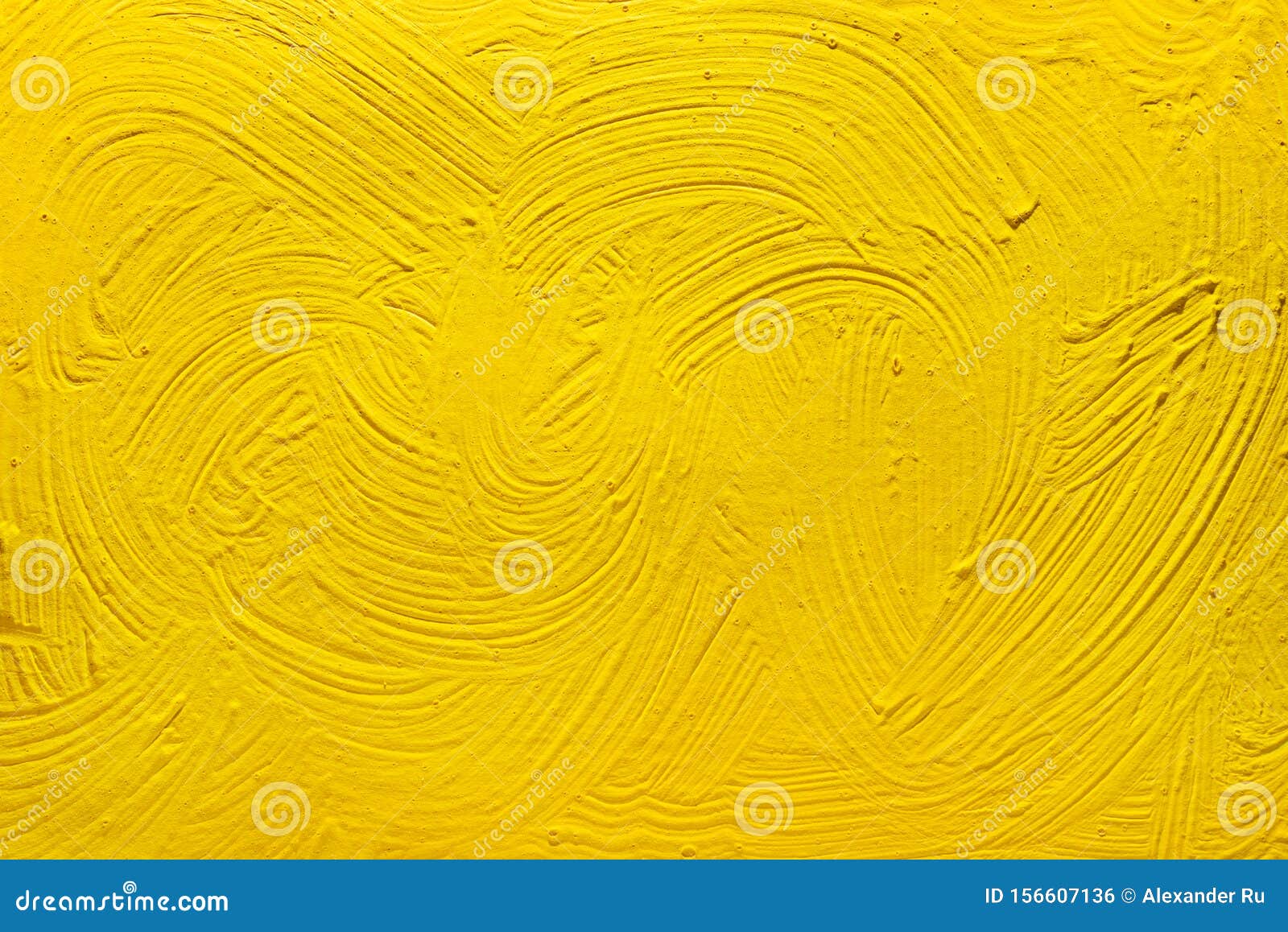Abstract Yellow Background from Acrylic Paints. Concrete Background ...