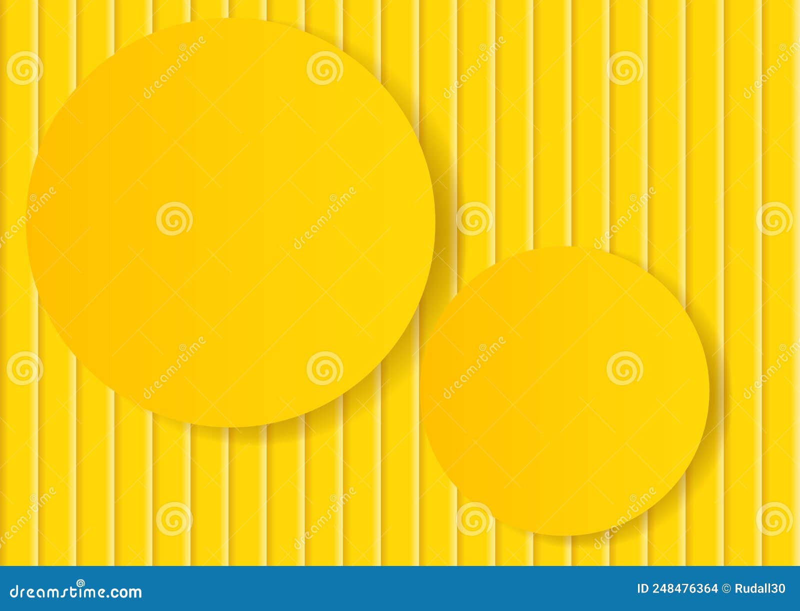 Abstract Yellow Background with Blank Circle for Copy Space Stock ...