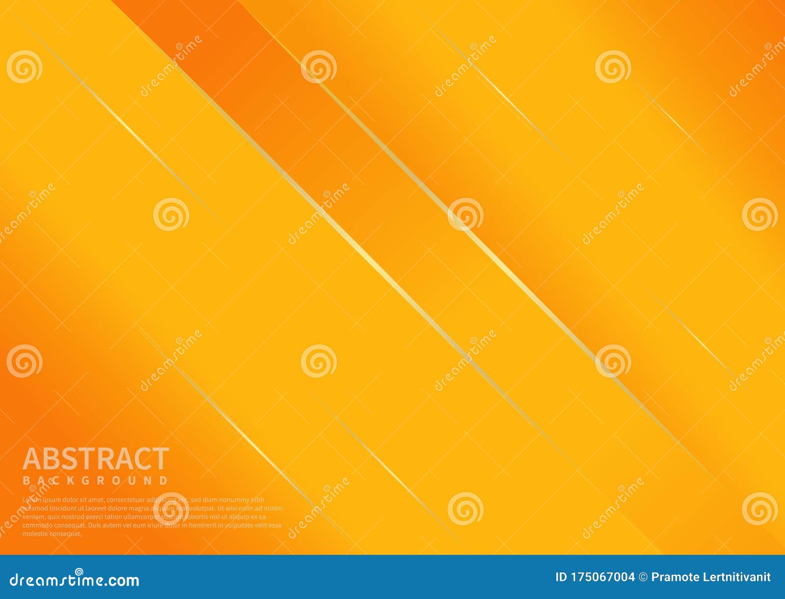 Abstract Yellow Background with Light Effect Diagonal Line Stock Vector ...