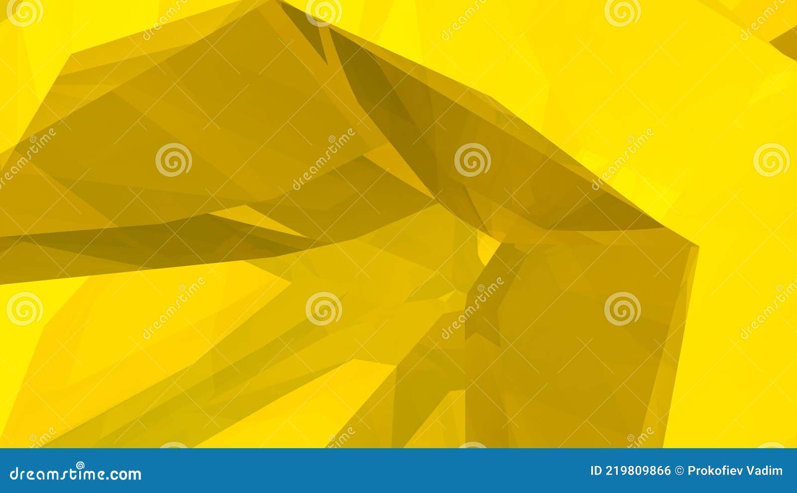 Abstract Yellow Background of Lines, Polygons and Triangles. Desktop ...
