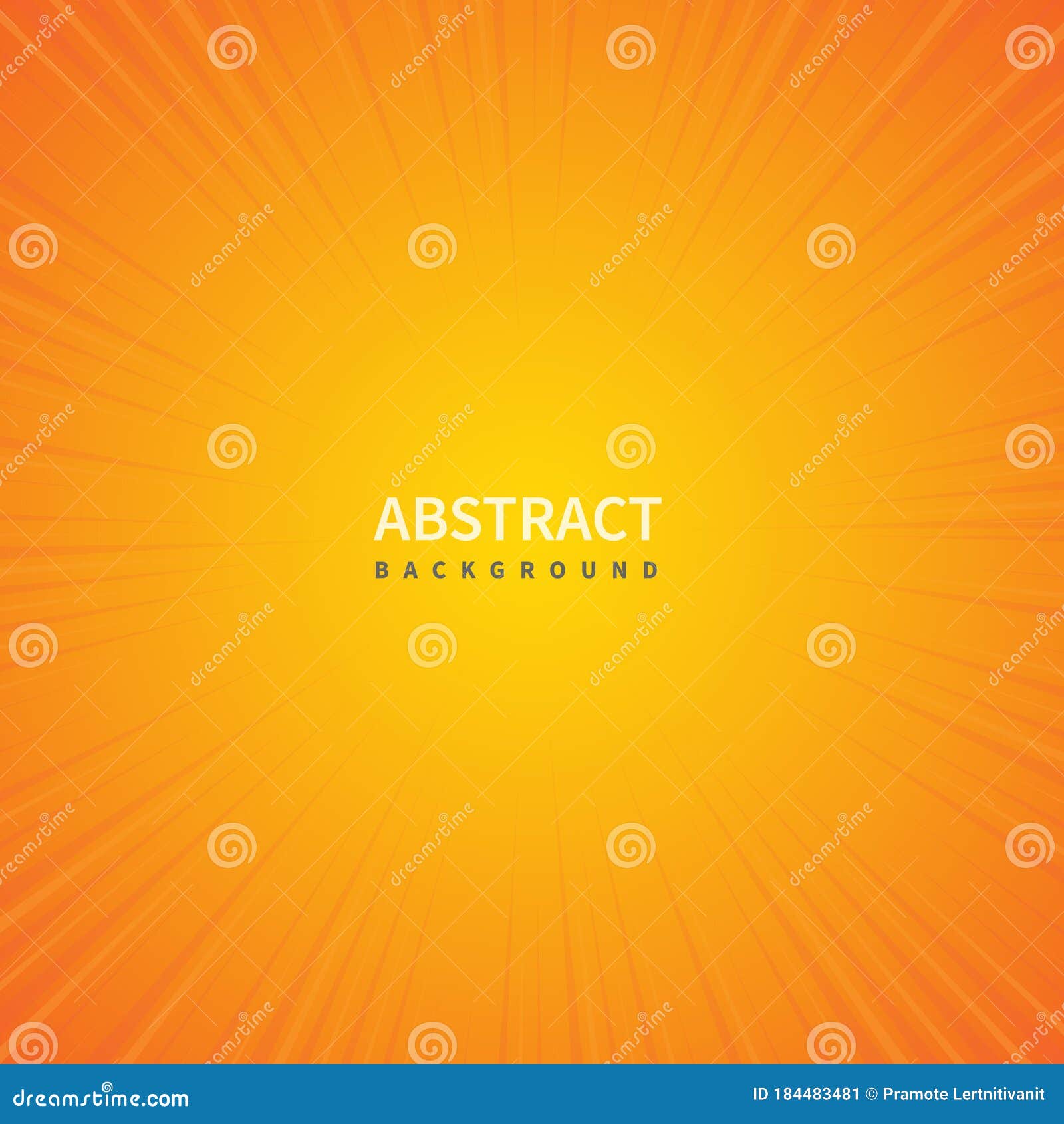 Abstract Yellow Background with Sunburst Stock Vector - Illustration of ...