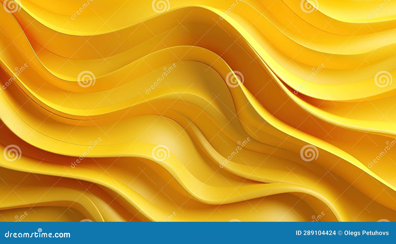 An Abstract Yellow Background with Wavy Lines in the Middle of it Stock ...