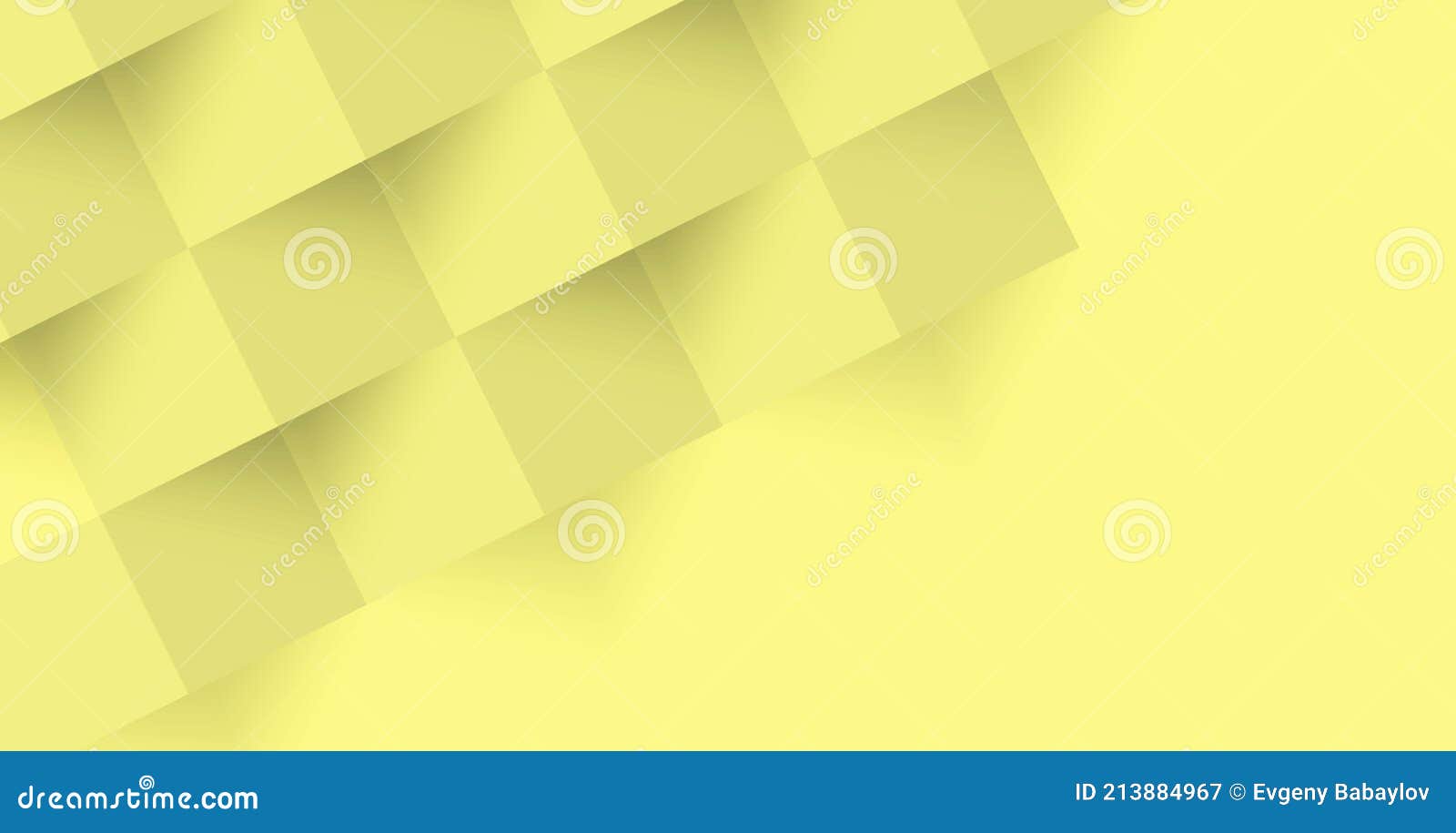 Abstract Yellow Background, Web Template, Squares with Shadow - Vector ...