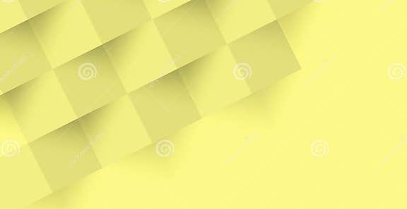 Abstract Yellow Background, Web Template, Squares with Shadow - Vector ...