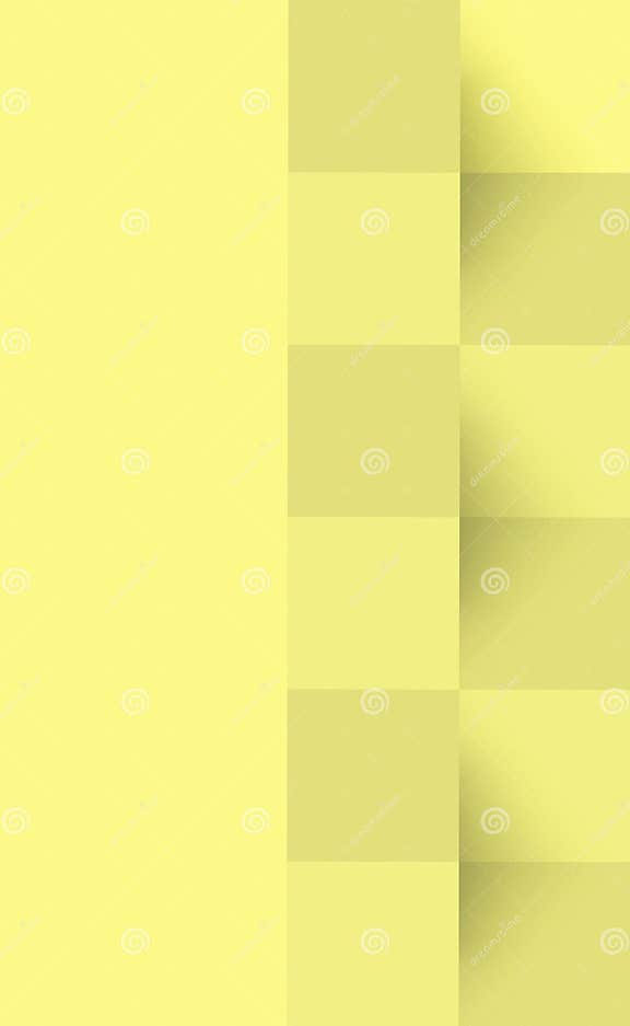 Abstract Yellow Background, Web Template, Squares with Shadow - Vector ...