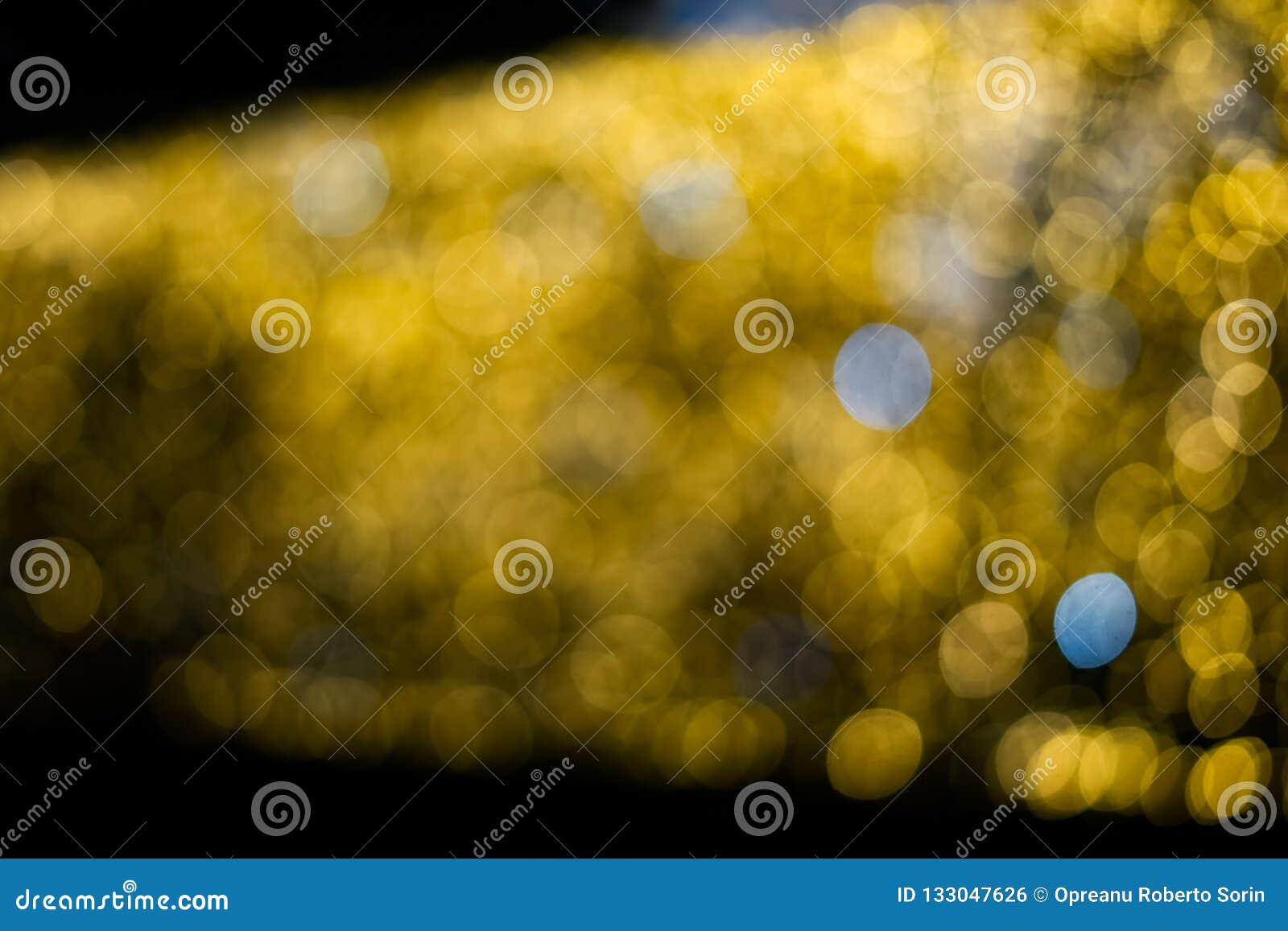 Abstract Yellow Blurred Light Background Stock Photo - Image of ...