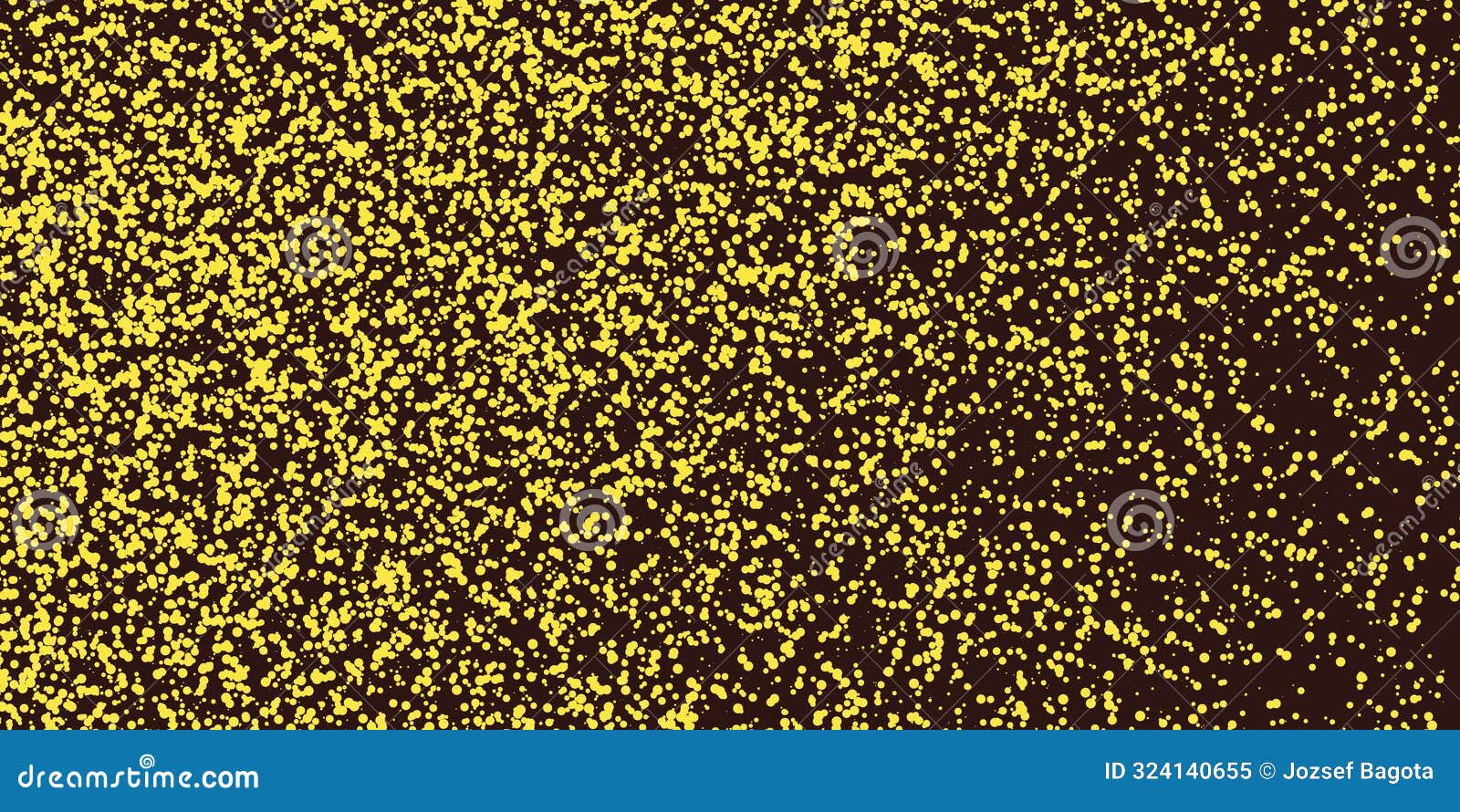 Pattern Of A Random Small Dots. Noise Gradient Background. Horizontal ...