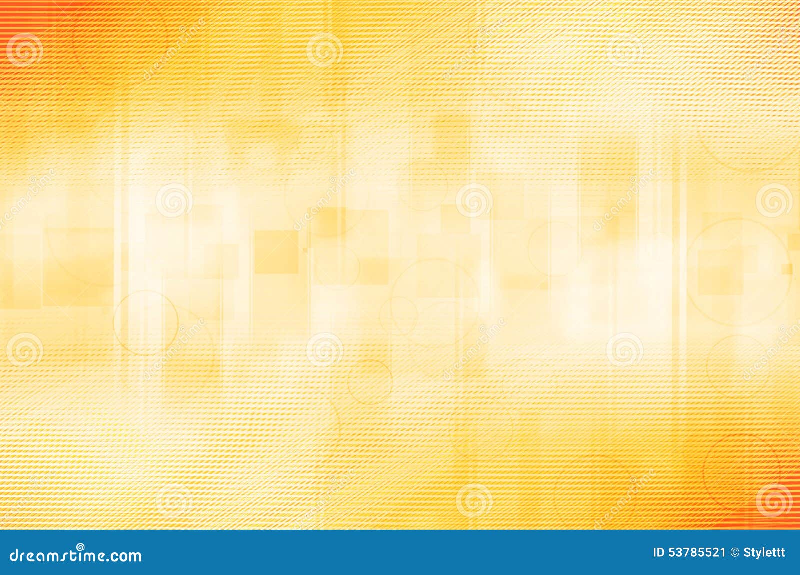 Abstract Yellow Circle and Square Background Stock Illustration ...