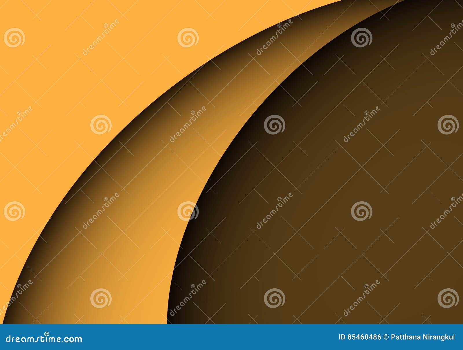Abstract Yellow Curve Shape Modern Luxury Background Vector Stock ...