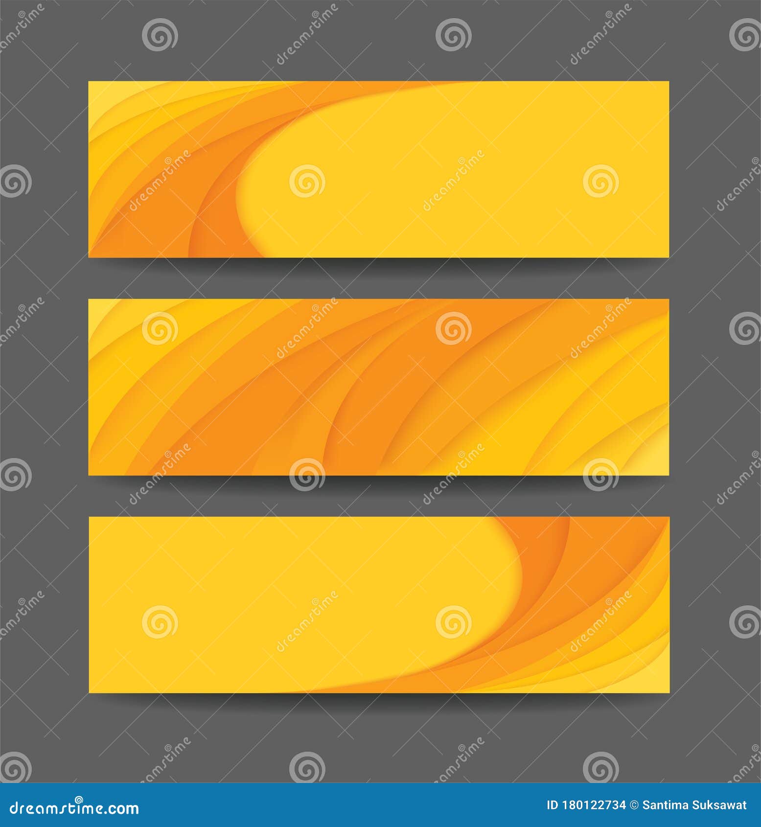 Abstract Yellow Curve Template Background Vector Illustration EPS10 ...