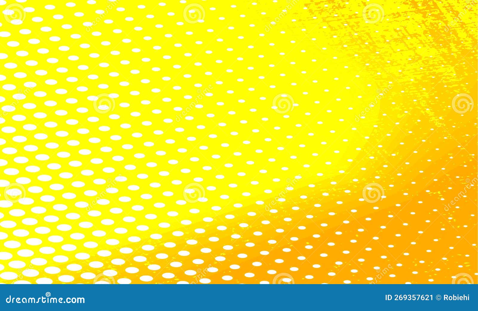 Abstract Yellow Dots Pattern Background. Empty Room for Various Design ...