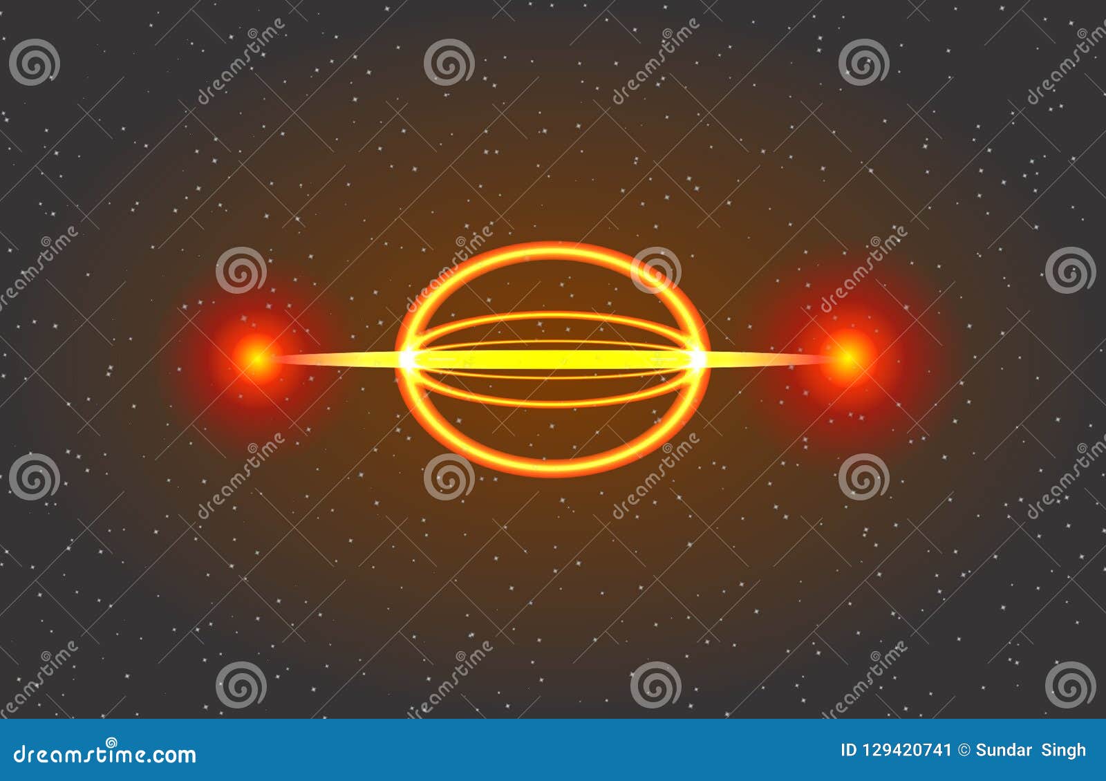 Abstract Yellow Flare Light Speed Lighting Effect Elements Design ...
